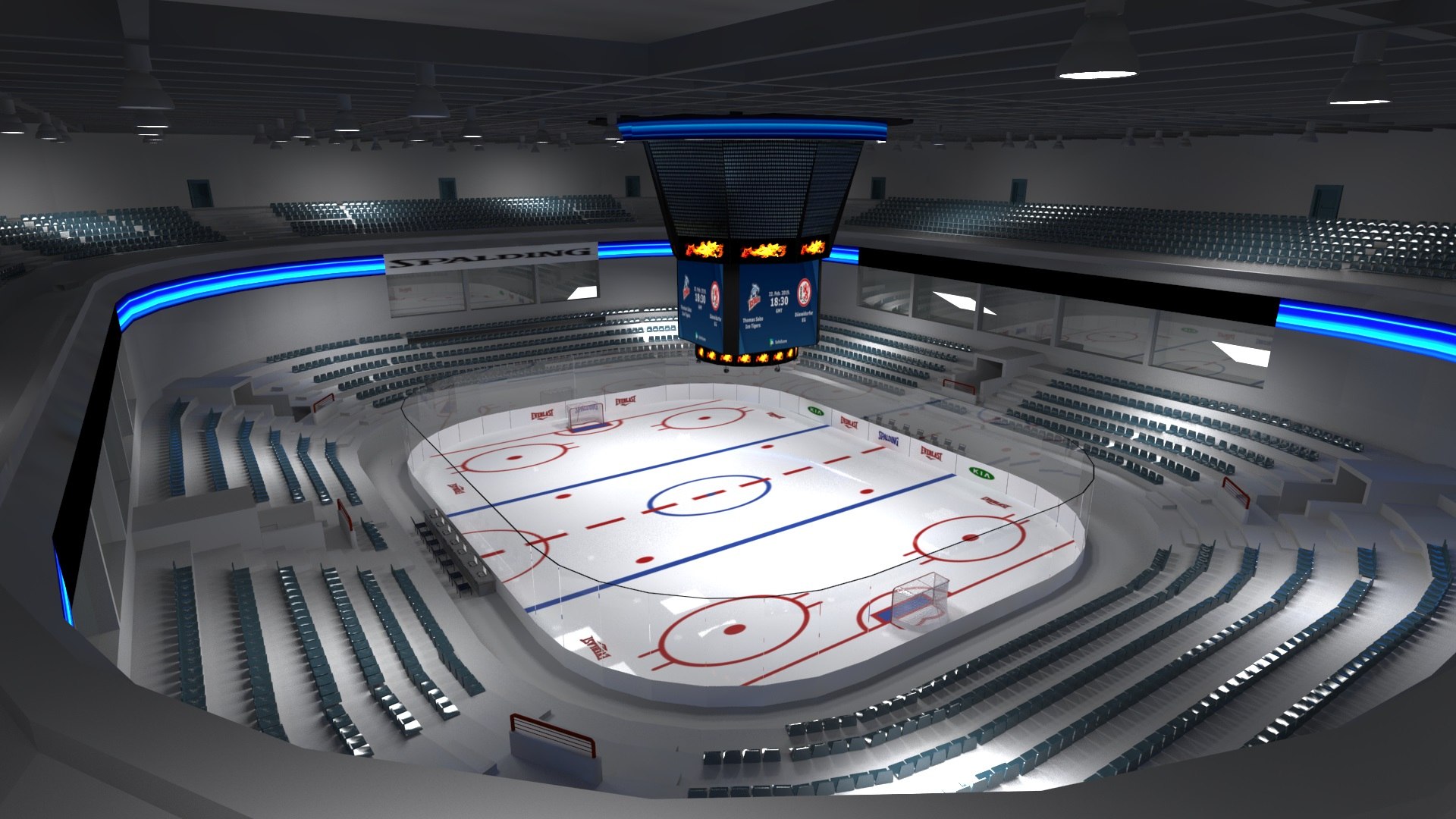 3D Model Ice Hockey Stadium - TurboSquid 1588097