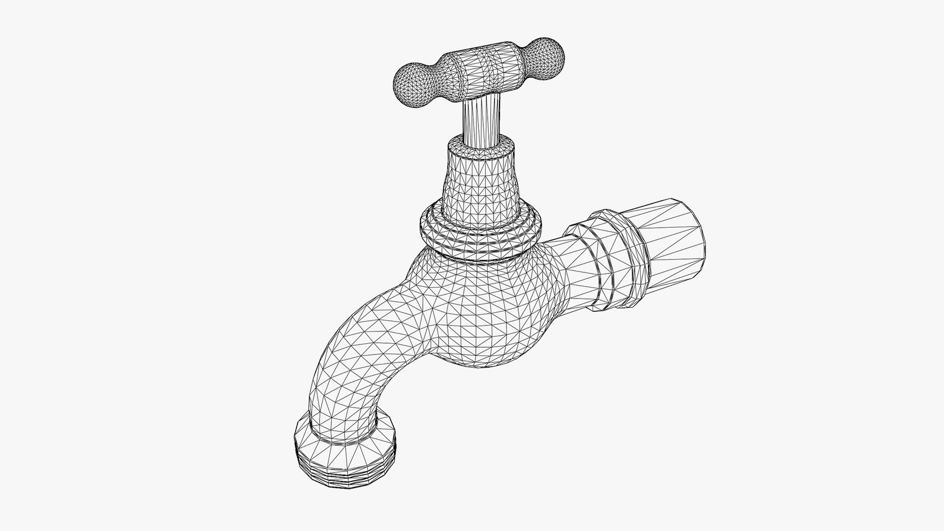 3D Old Water Tap - TurboSquid 2287052