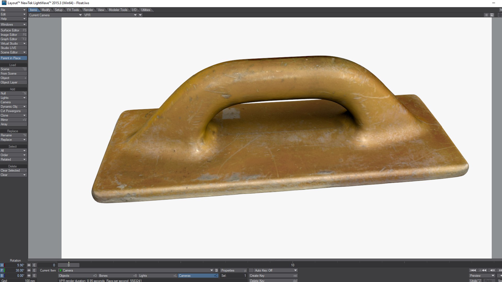 3D Plastering Float - TurboSquid 1472133