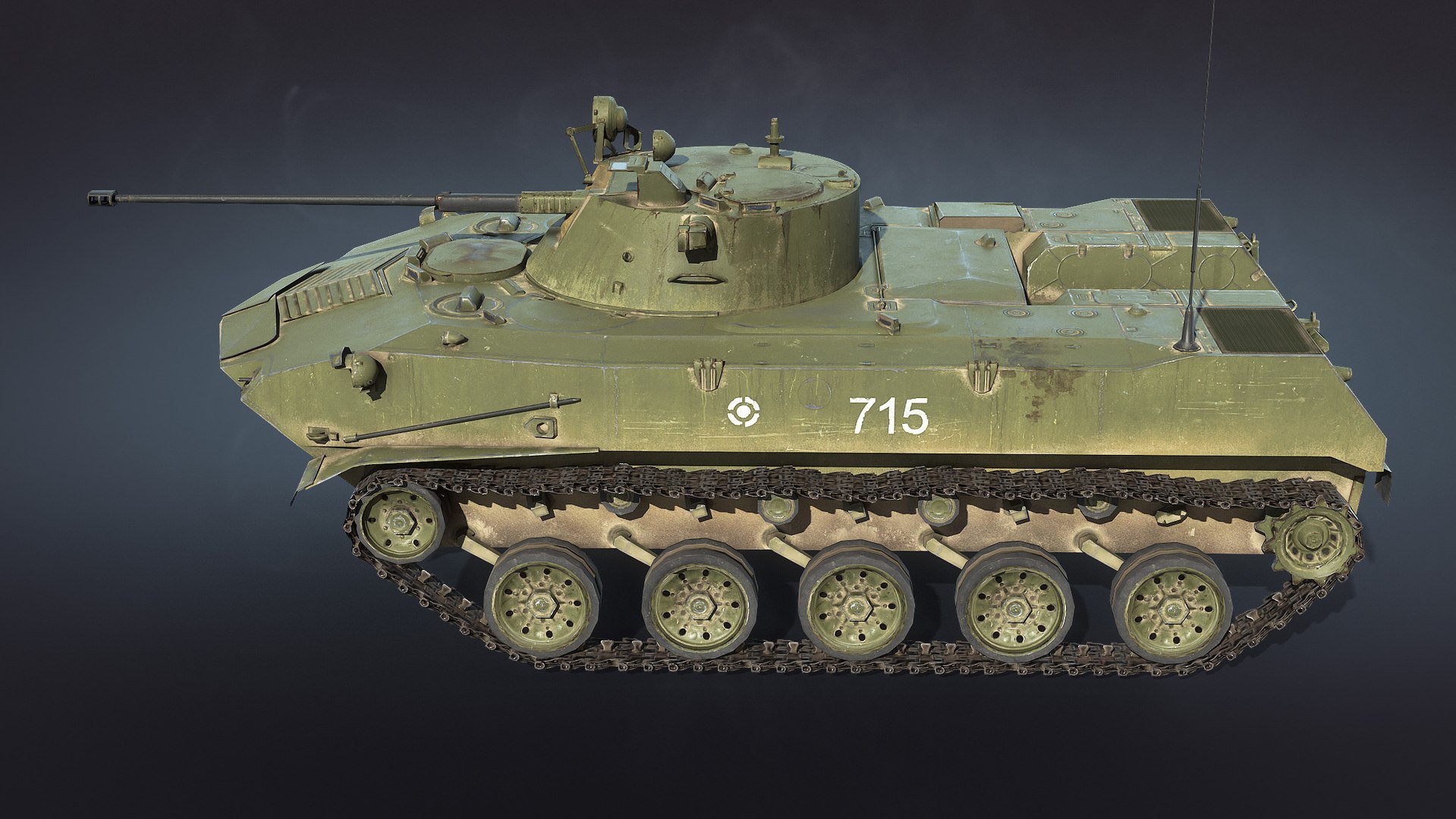 BMD-2 LOD3 Low-poly 3D - TurboSquid 1823468