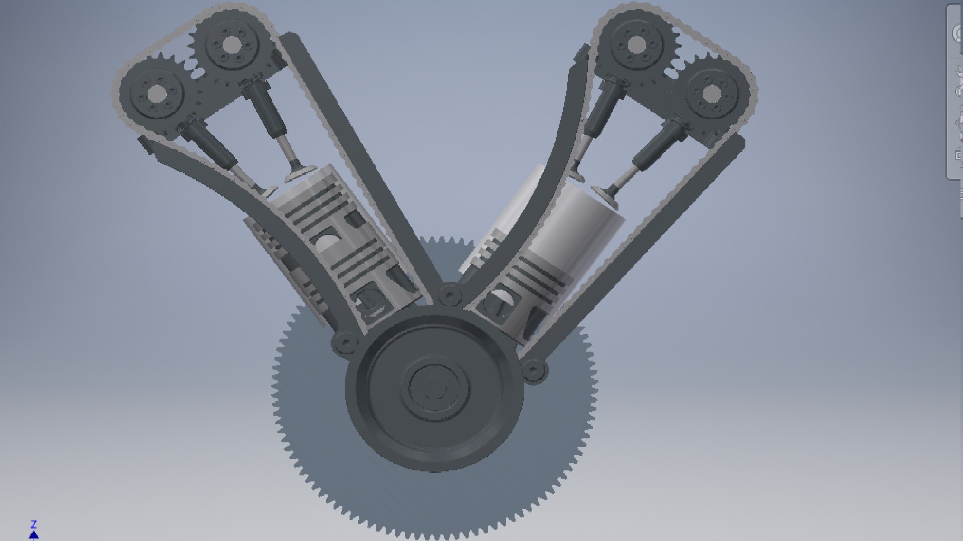 V8 Engine Piston And Crankshaft 3D Model - TurboSquid 1789173