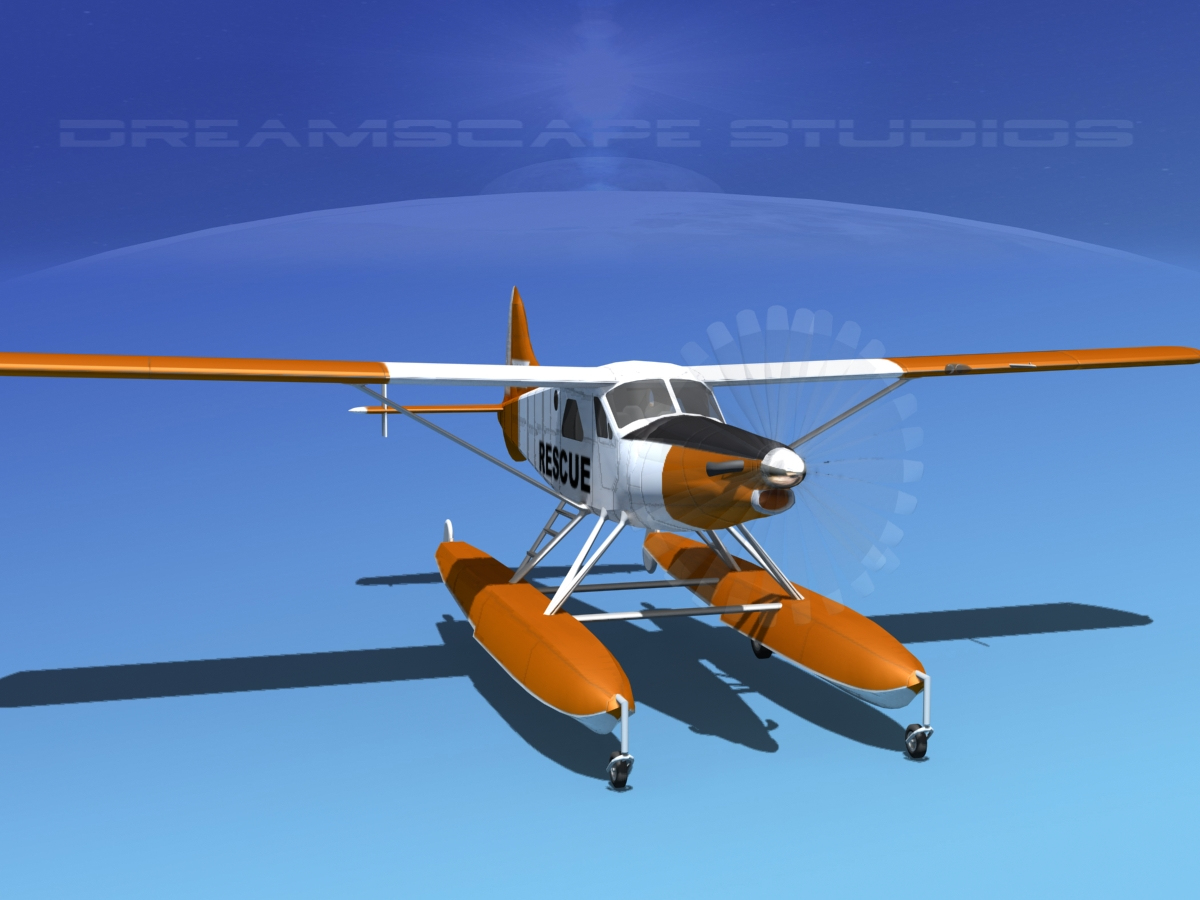 3d model dehavilland beaver turboprop