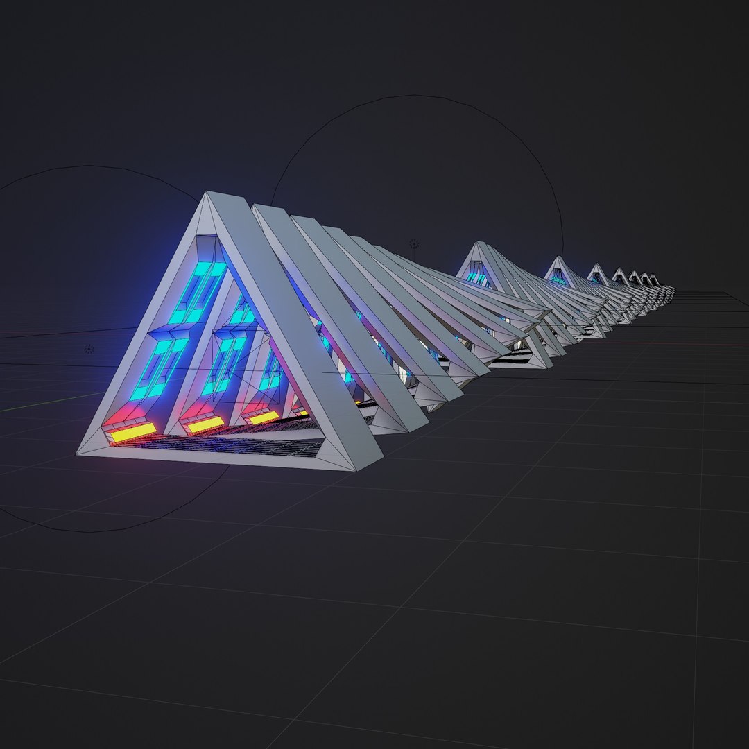 3D 3d Model Of A Triangular Shaped Tunnel Model - TurboSquid 1929592