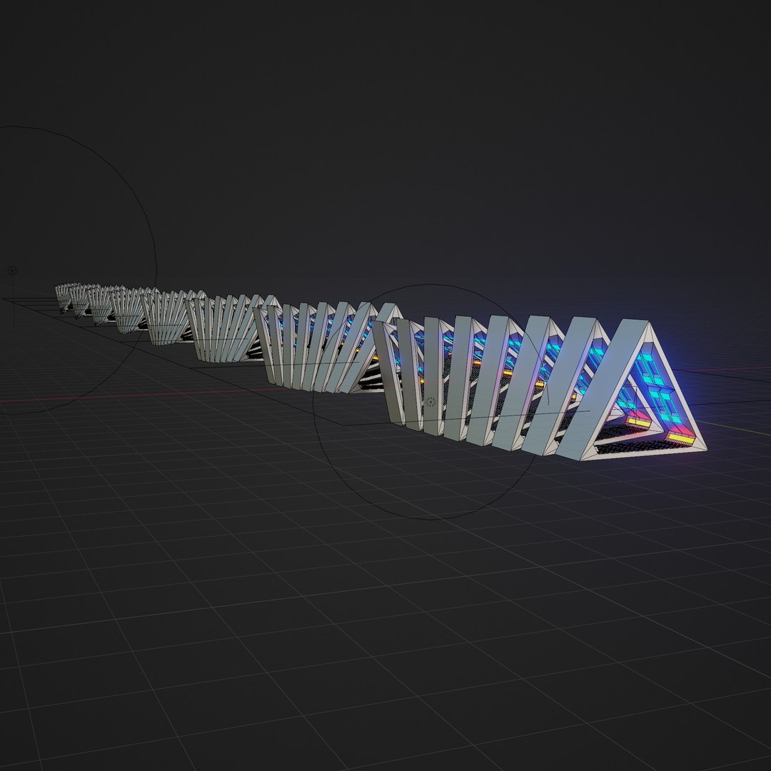 3D 3d Model Of A Triangular Shaped Tunnel Model - TurboSquid 1929592