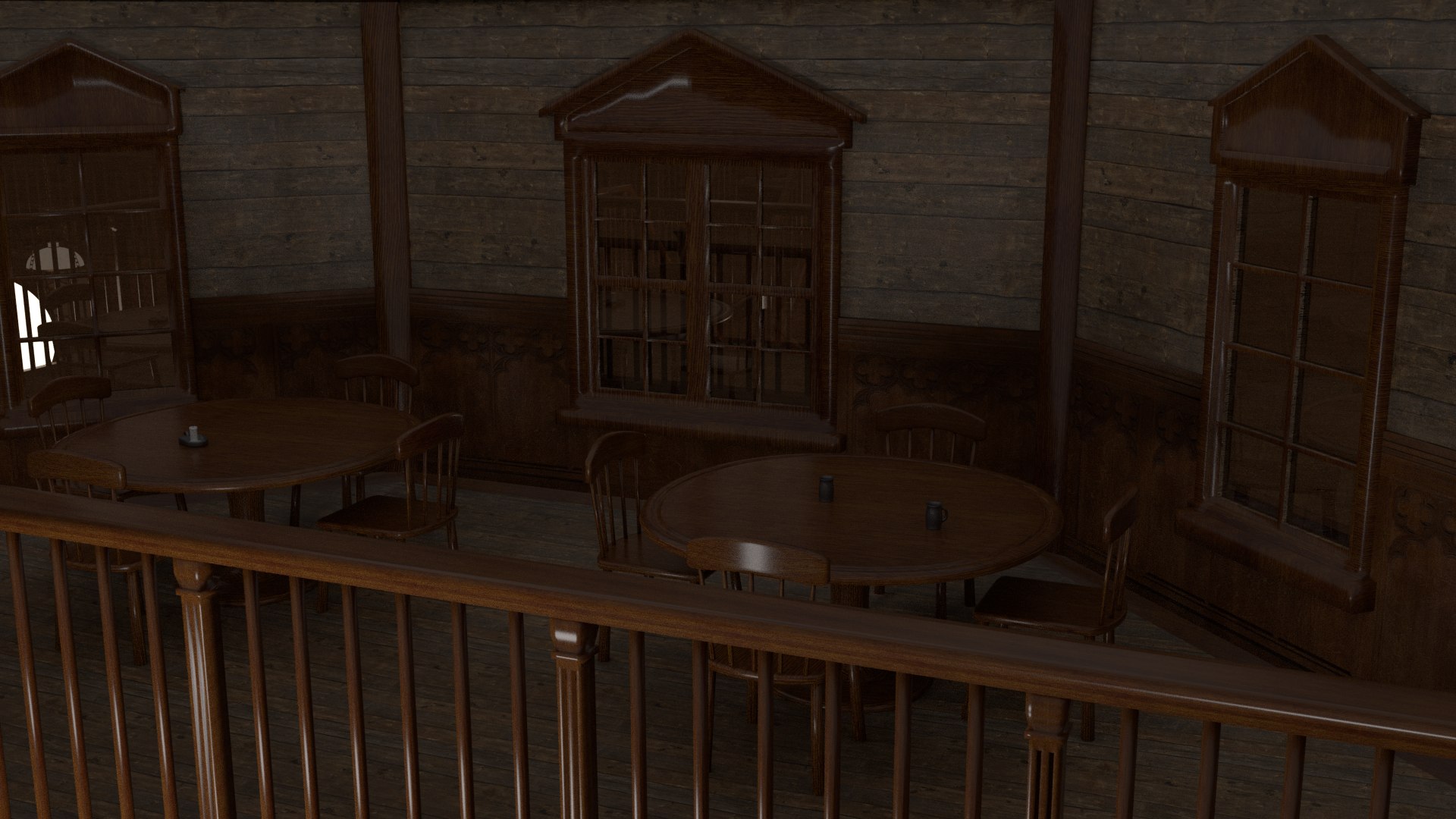 Saloon Blue 3D - TurboSquid 2062115
