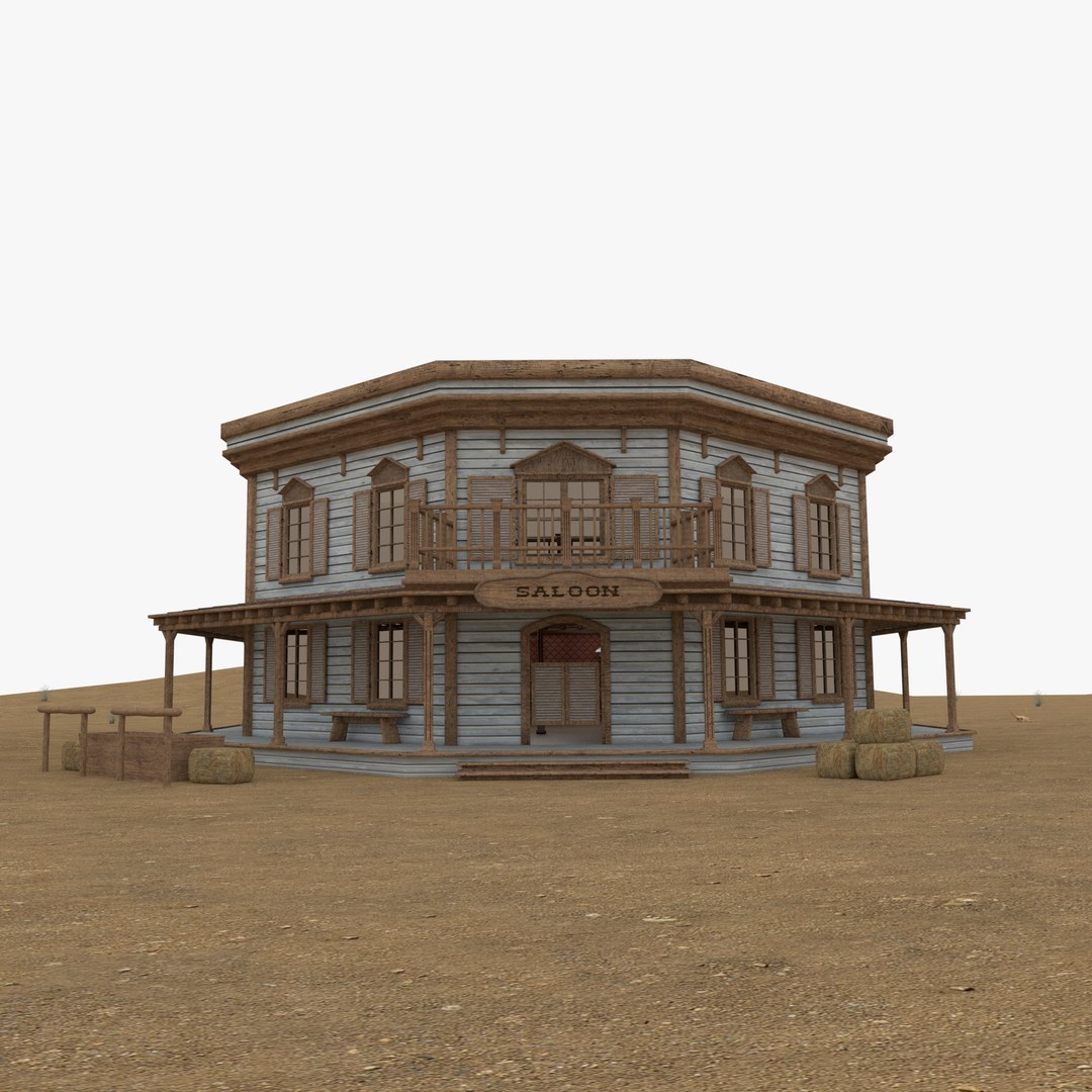 Saloon Blue 3D - TurboSquid 2062115