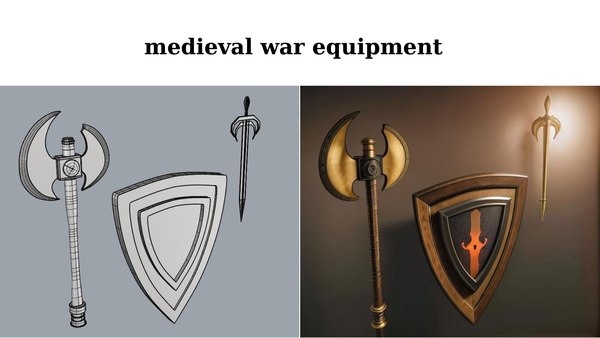 modelo 3d equipo de guerra medieval - TurboSquid 2154117