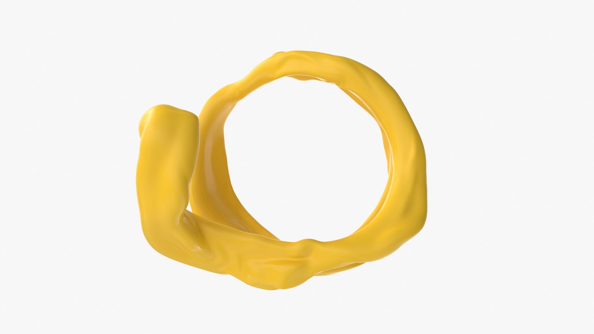 Yellow Splash Vortex 01 3D Model - TurboSquid 1872549
