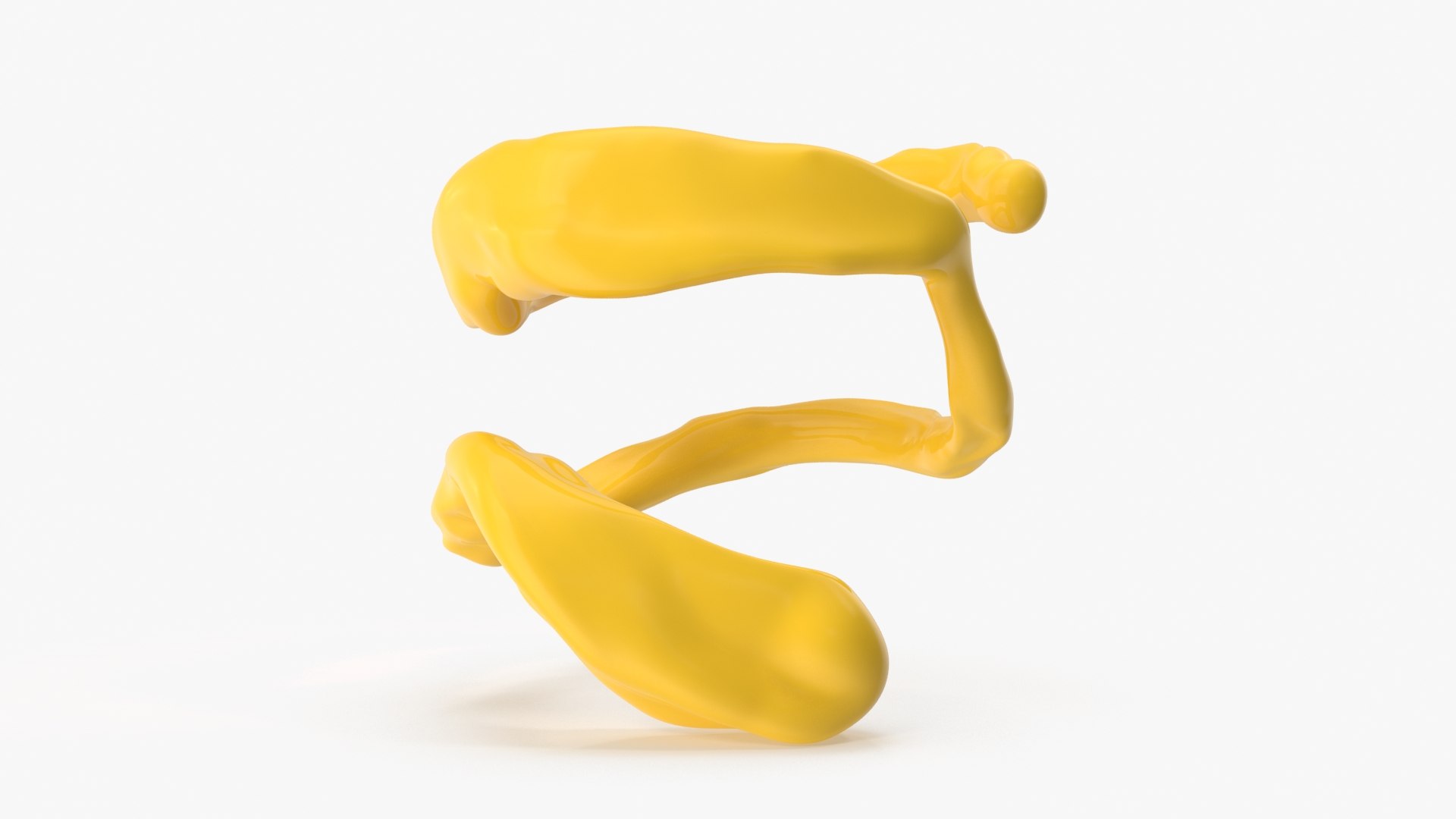 Yellow Splash Vortex 01 3D Model - TurboSquid 1872549