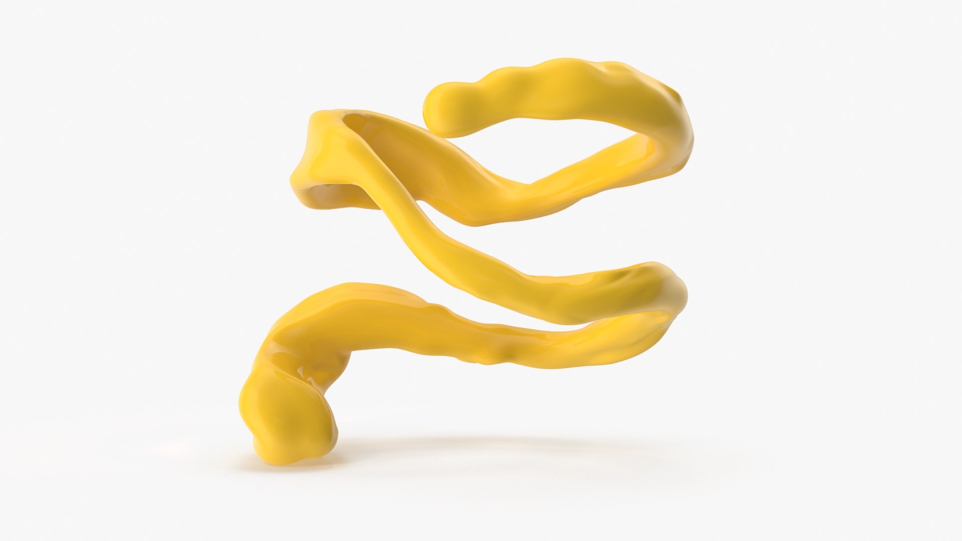 Yellow Splash Vortex 01 3D Model - TurboSquid 1872549