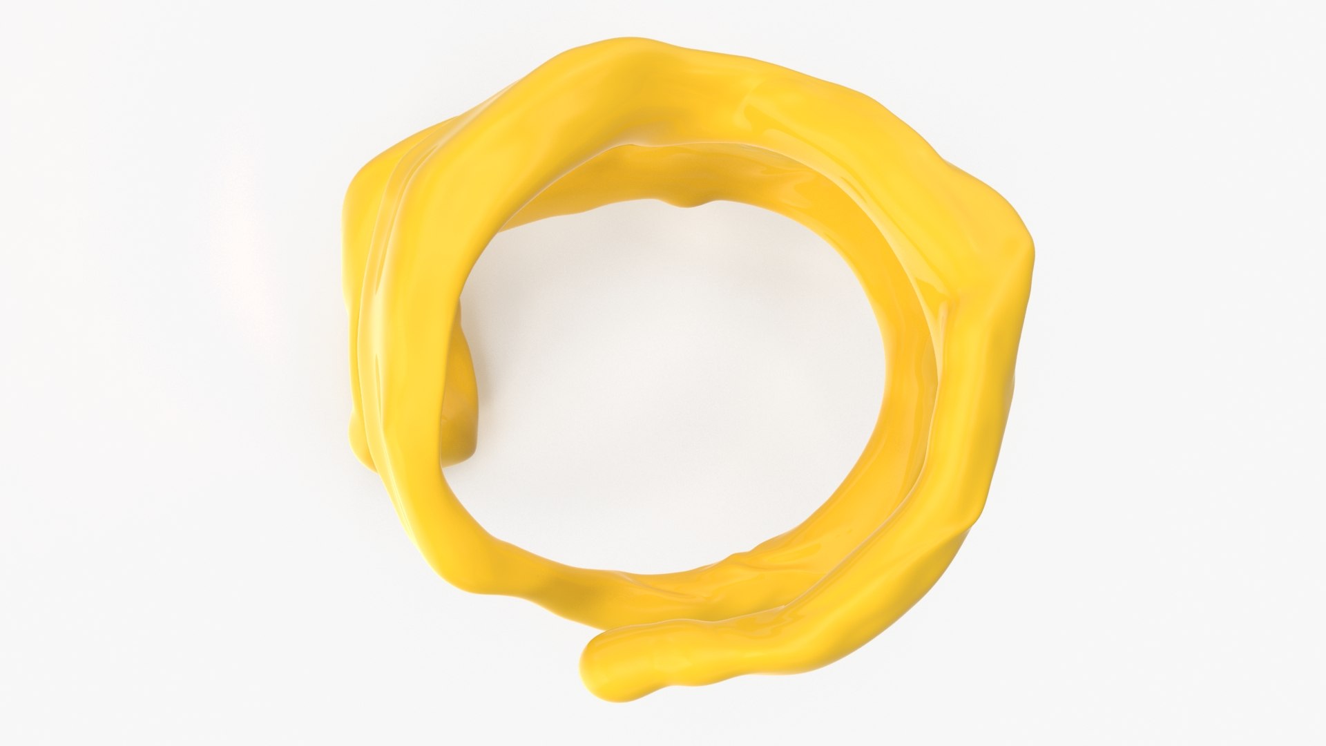 Yellow Splash Vortex 01 3D Model - TurboSquid 1872549