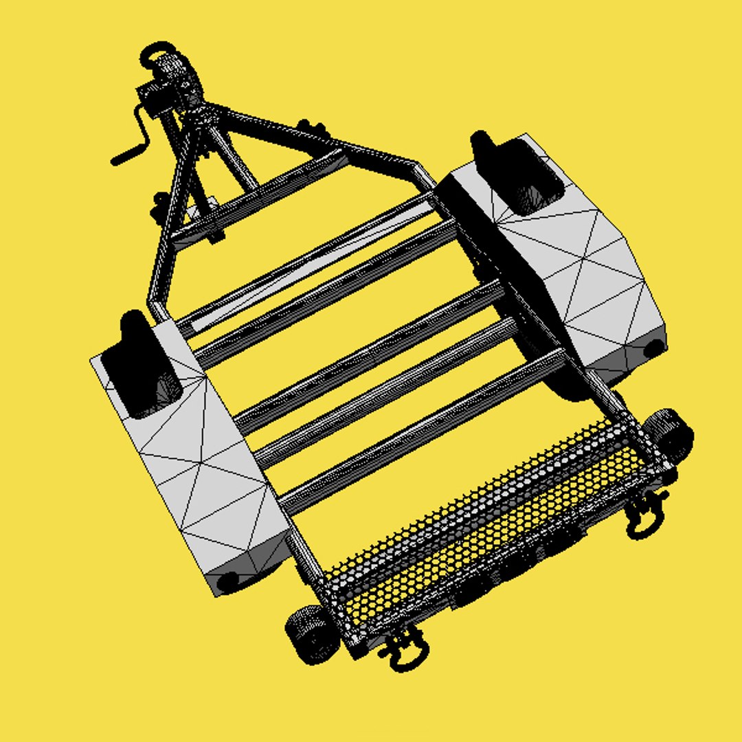 Military Kasel M116a2 Trailer 3d Model