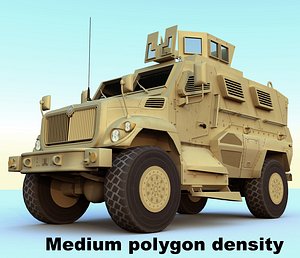 3d maxxpro mrap vehicle model