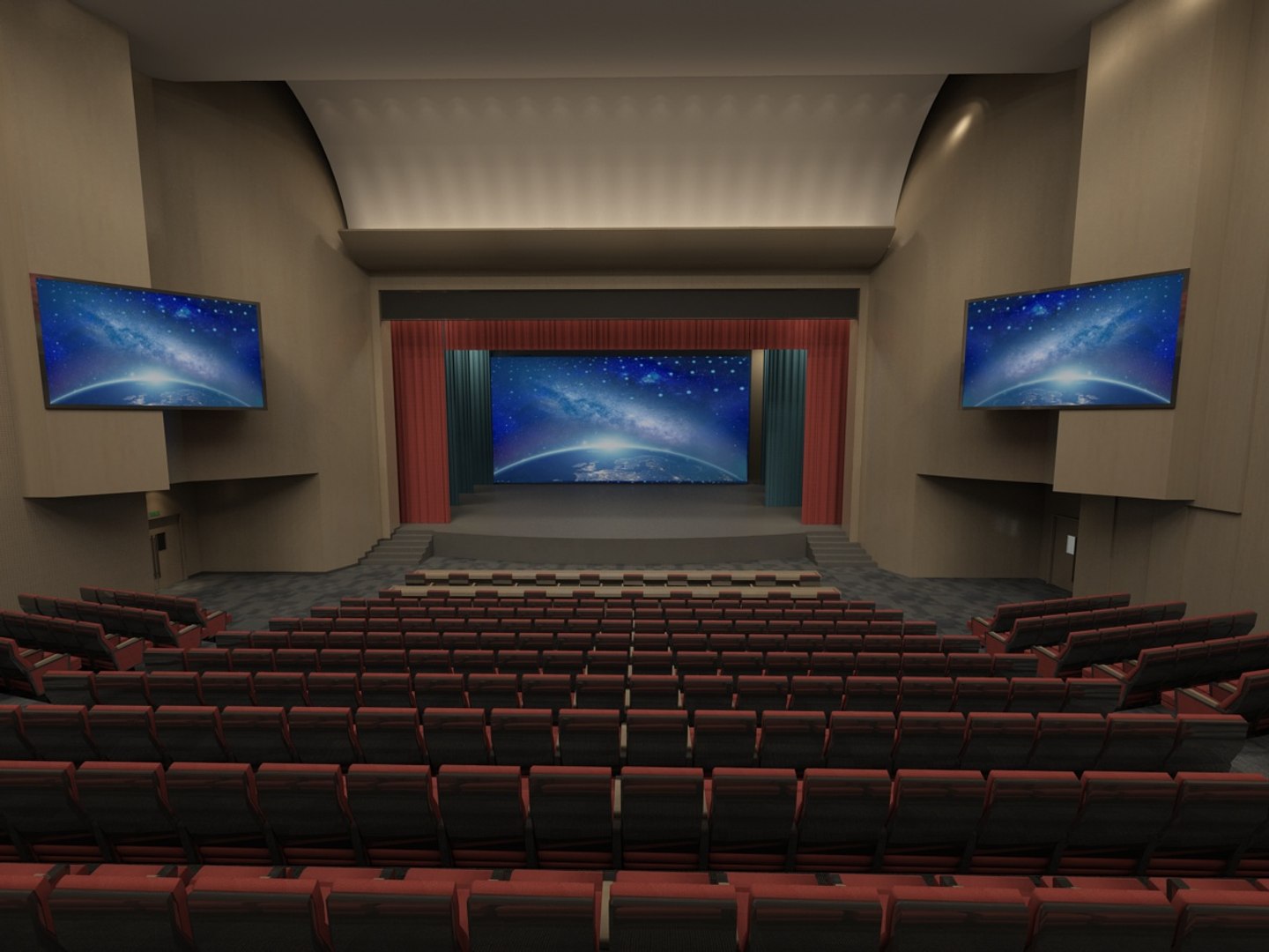 Theater 3 3D Model - TurboSquid 2044837