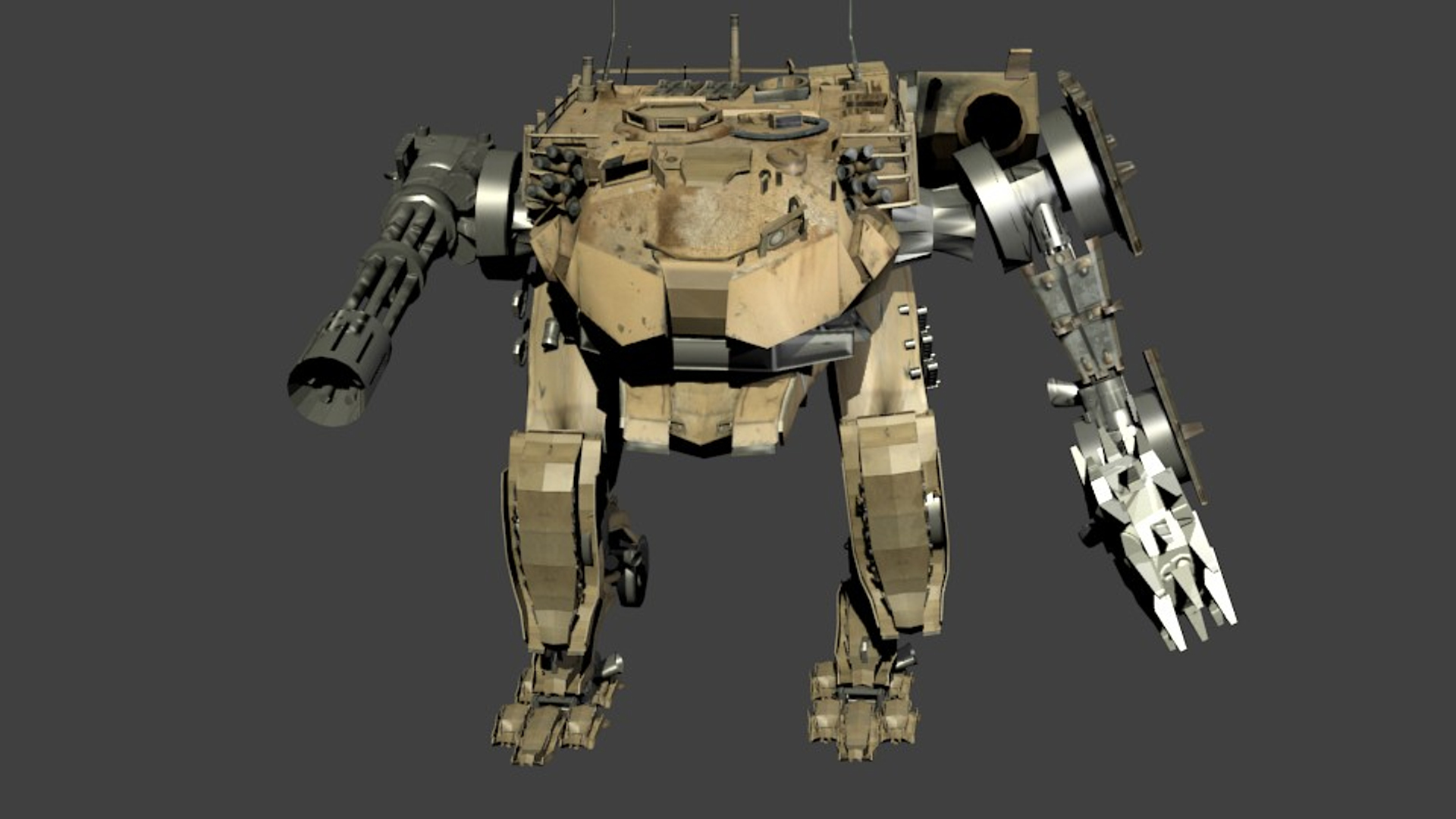 Mech 3D - TurboSquid 1296899