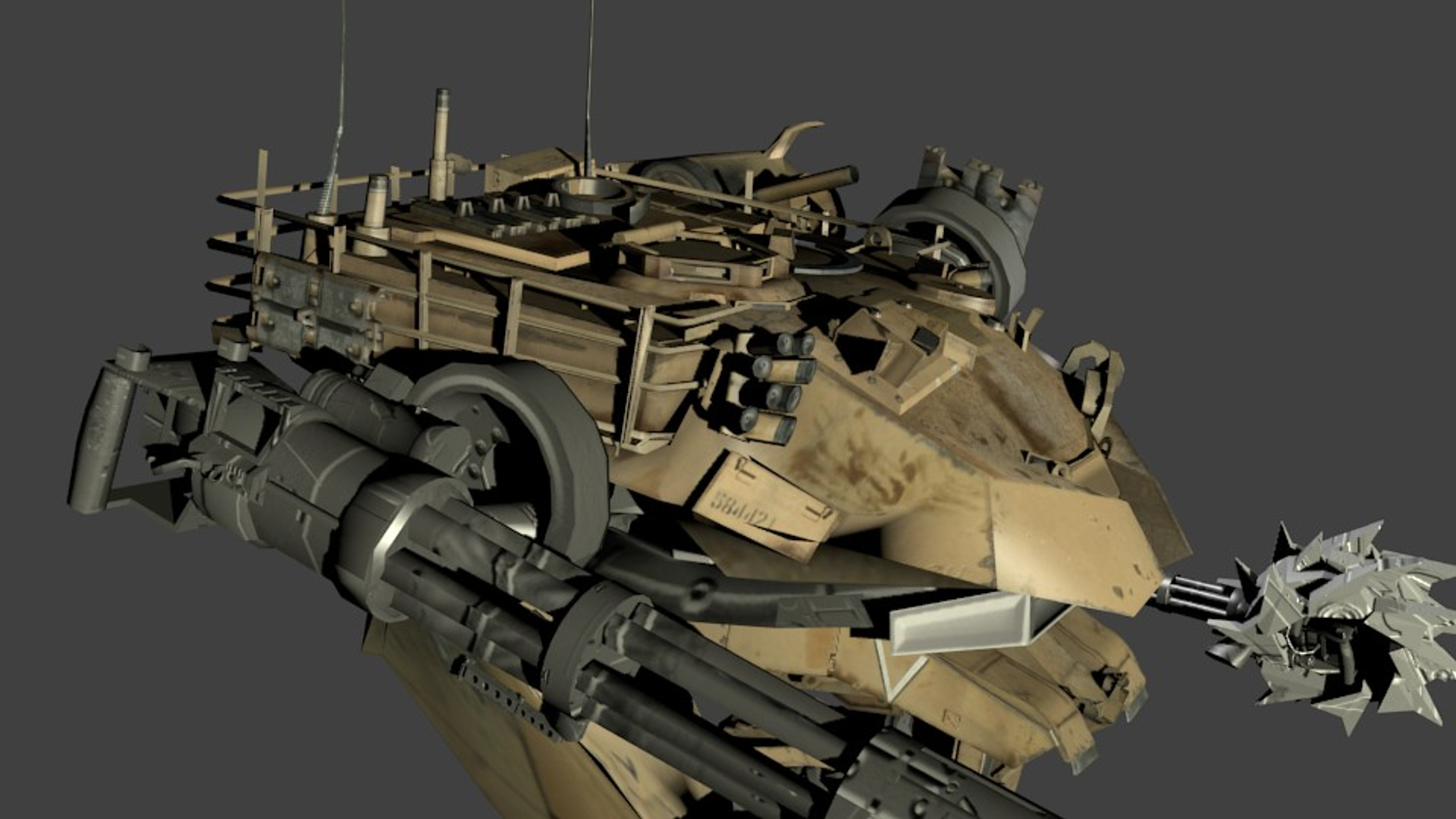 Mech 3D - TurboSquid 1296899