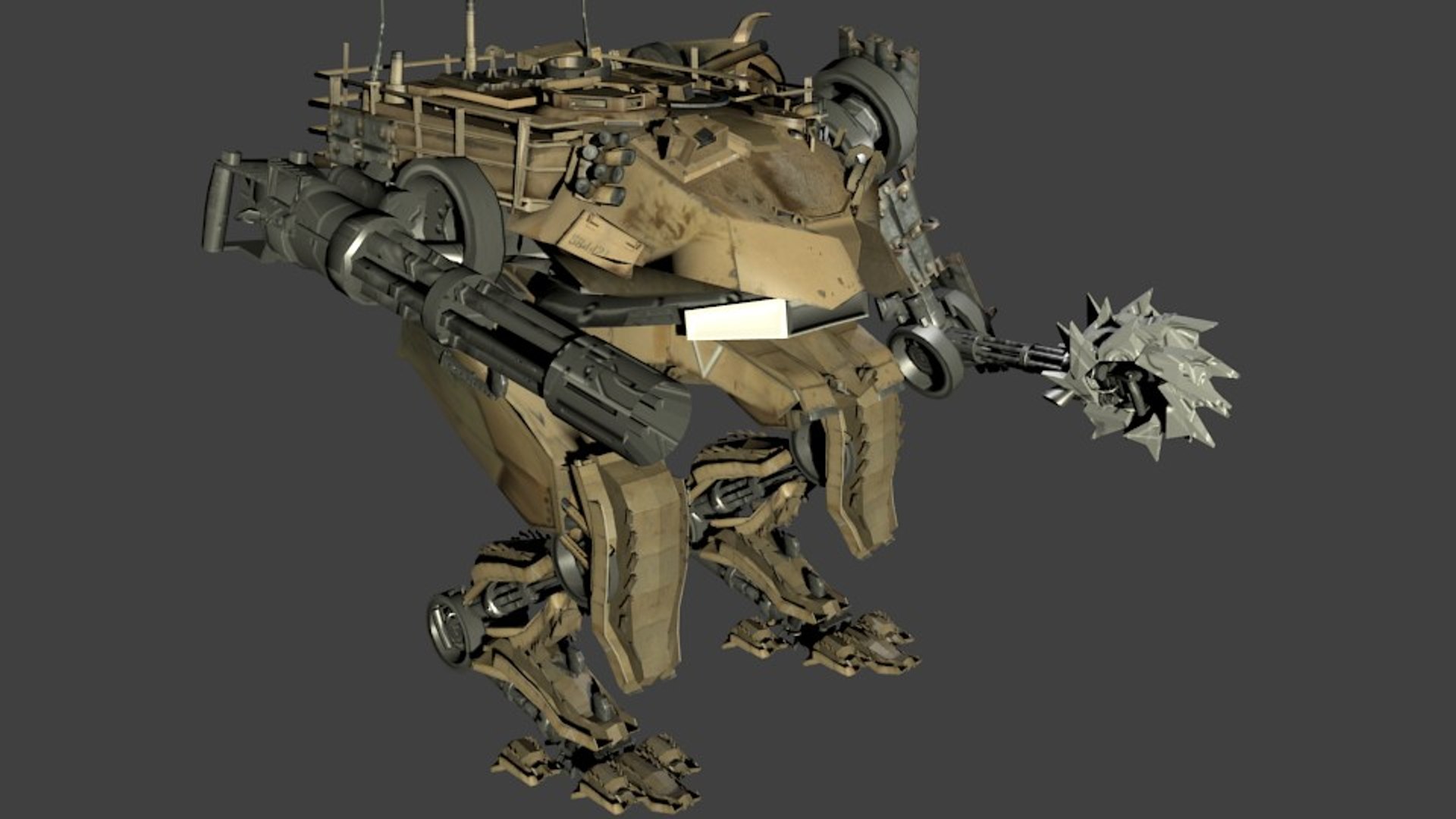 Mech 3D - TurboSquid 1296899