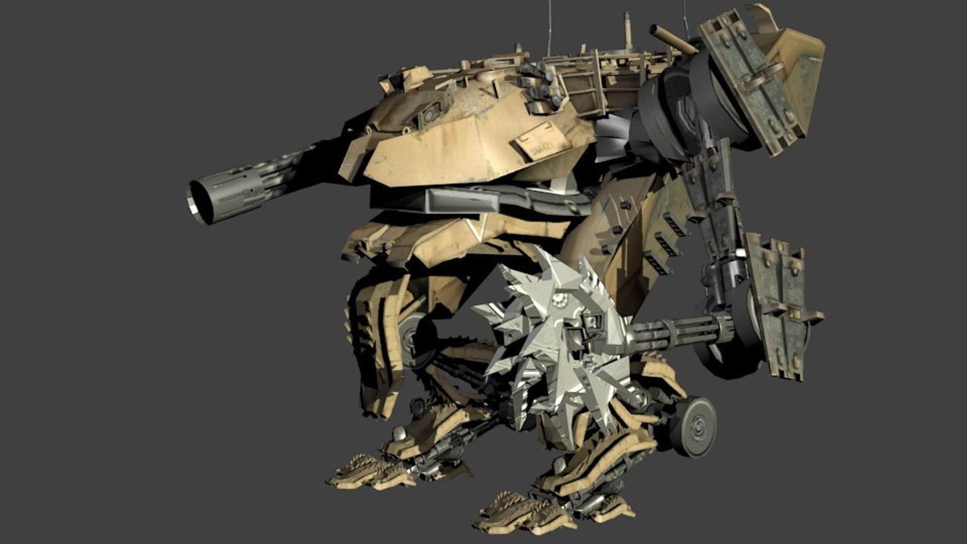 Mech 3D - TurboSquid 1296899