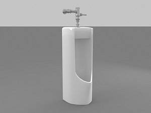 3d model of urinals c