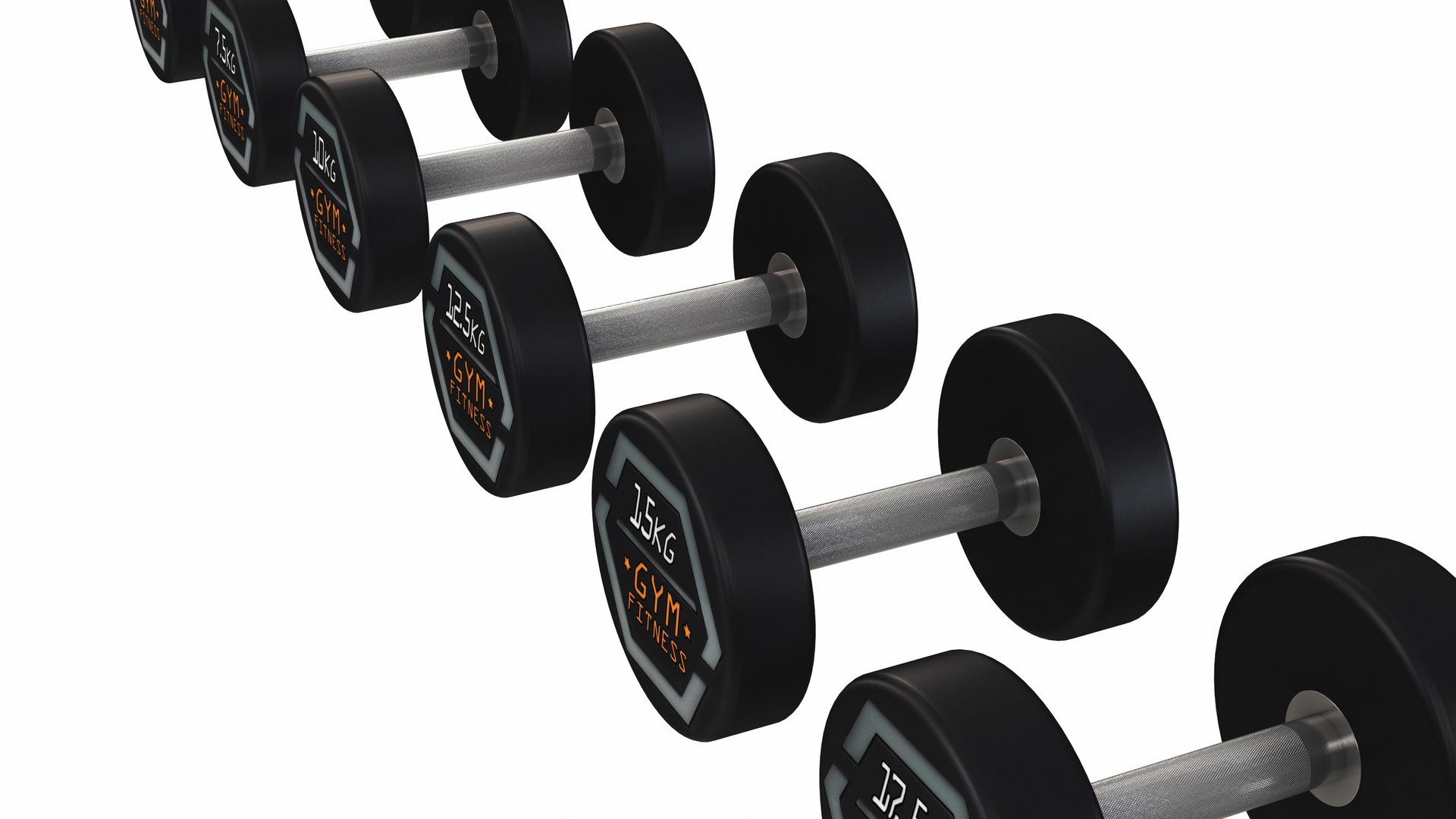 3D Model Dumbbell Collection 1 - TurboSquid 1827744