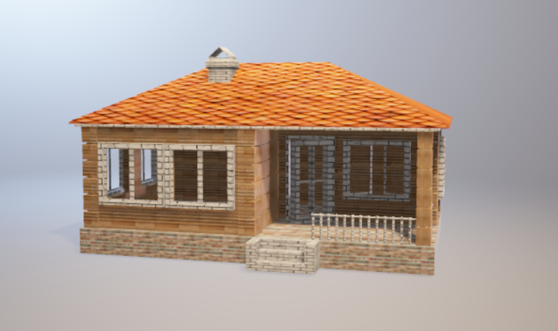 Cottage 3D model - TurboSquid 1371048