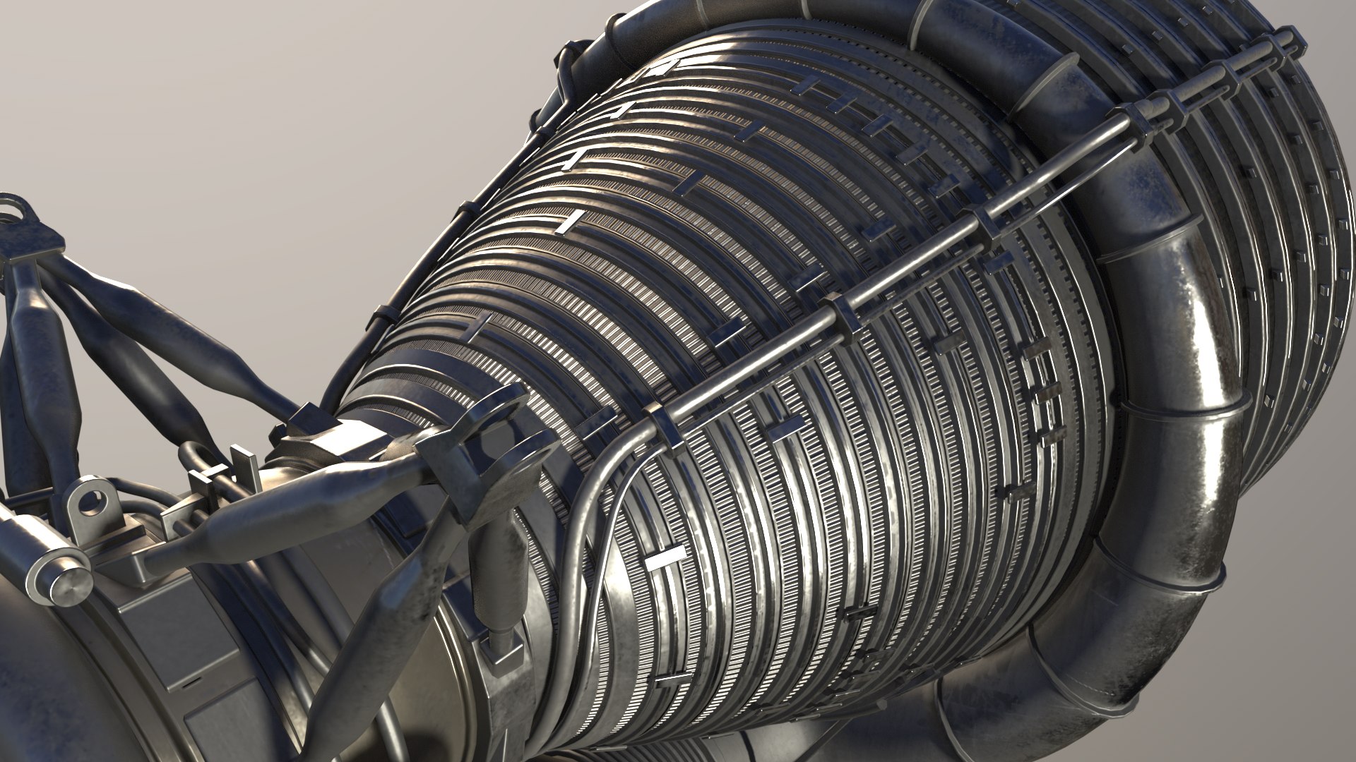 Rocket Engine - Rocketdyne F1 model - TurboSquid 1956890