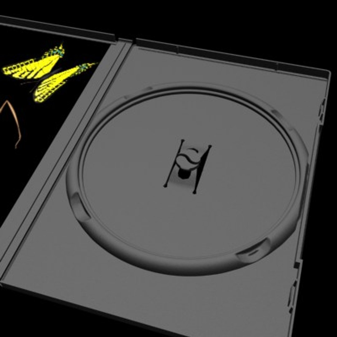 dvd case 3d model