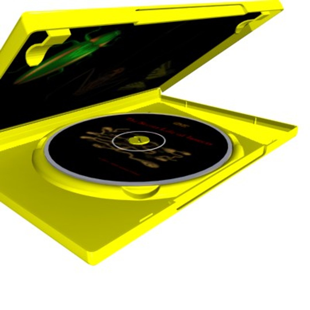 dvd case 3d model