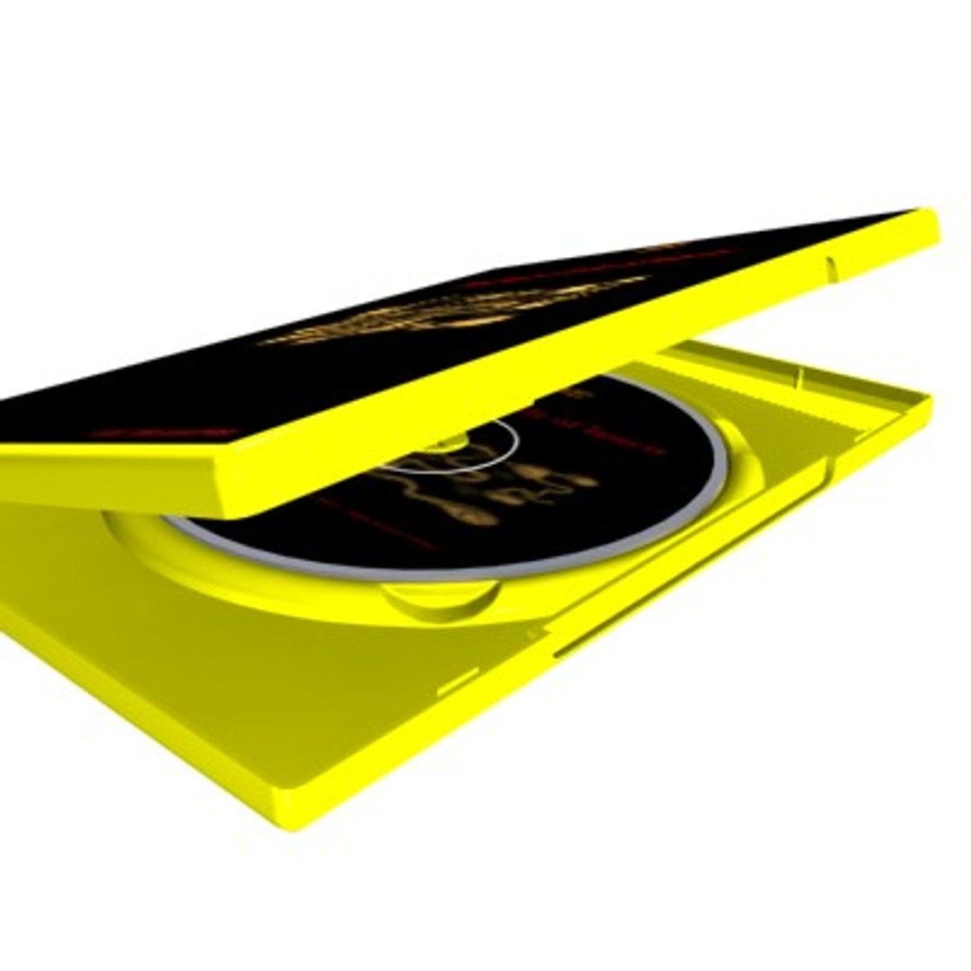 dvd case 3d model