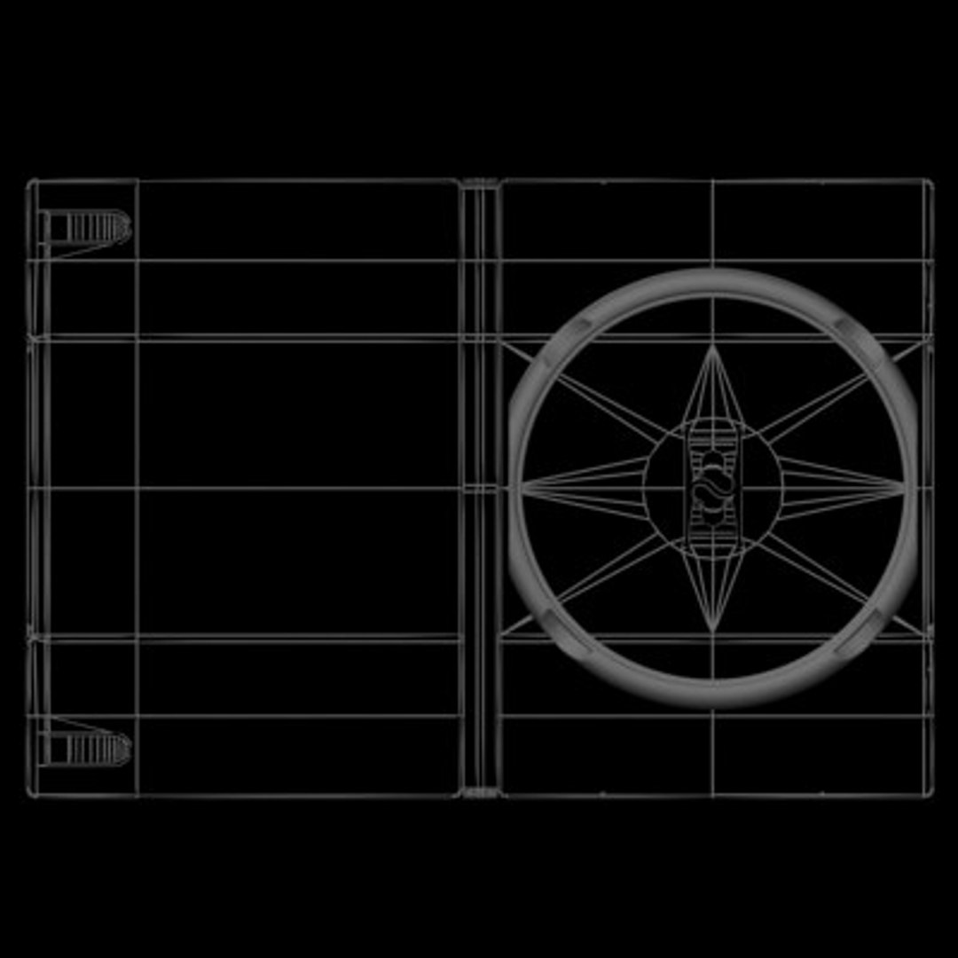 dvd case 3d model