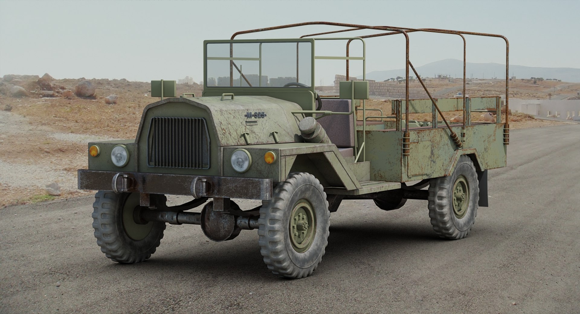 Israeli Nun M325 3d Model