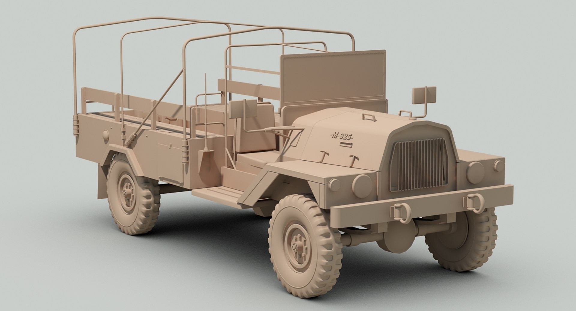 Israeli Nun M325 3d Model