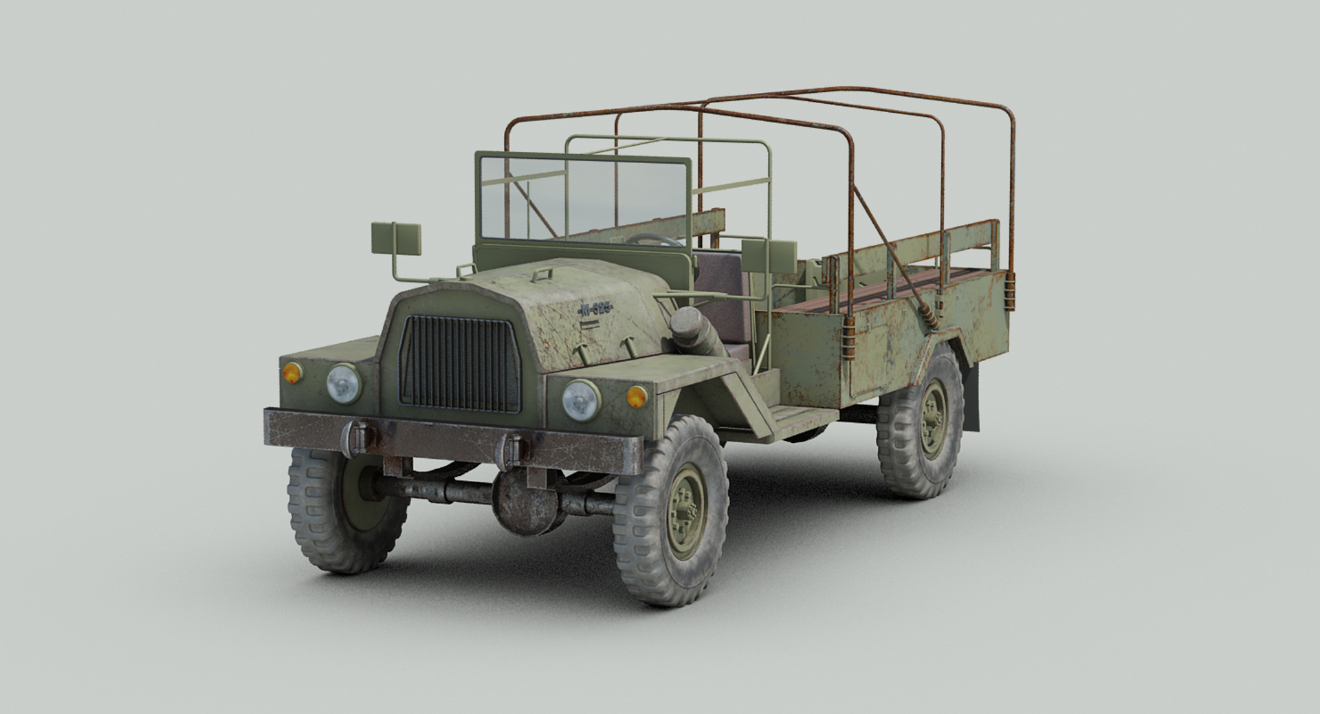 Israeli Nun M325 3d Model