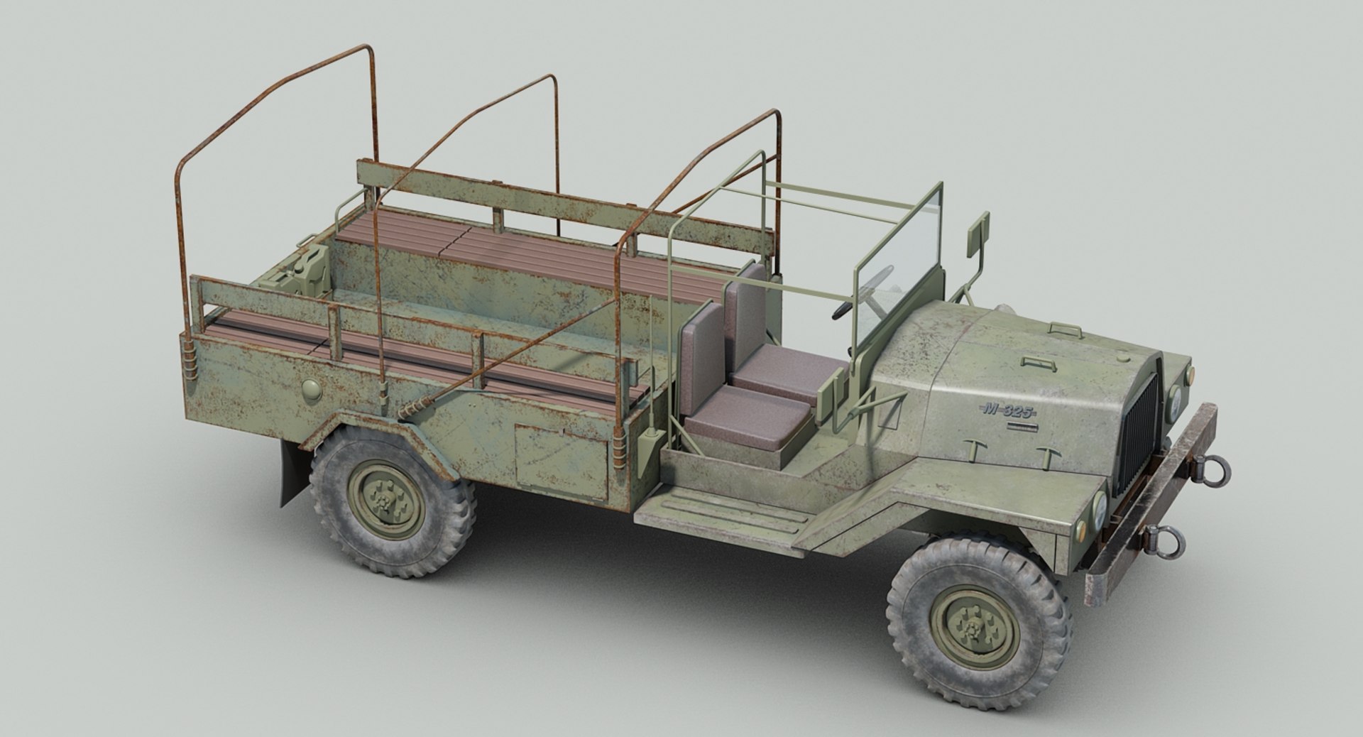 Israeli Nun M325 3d Model