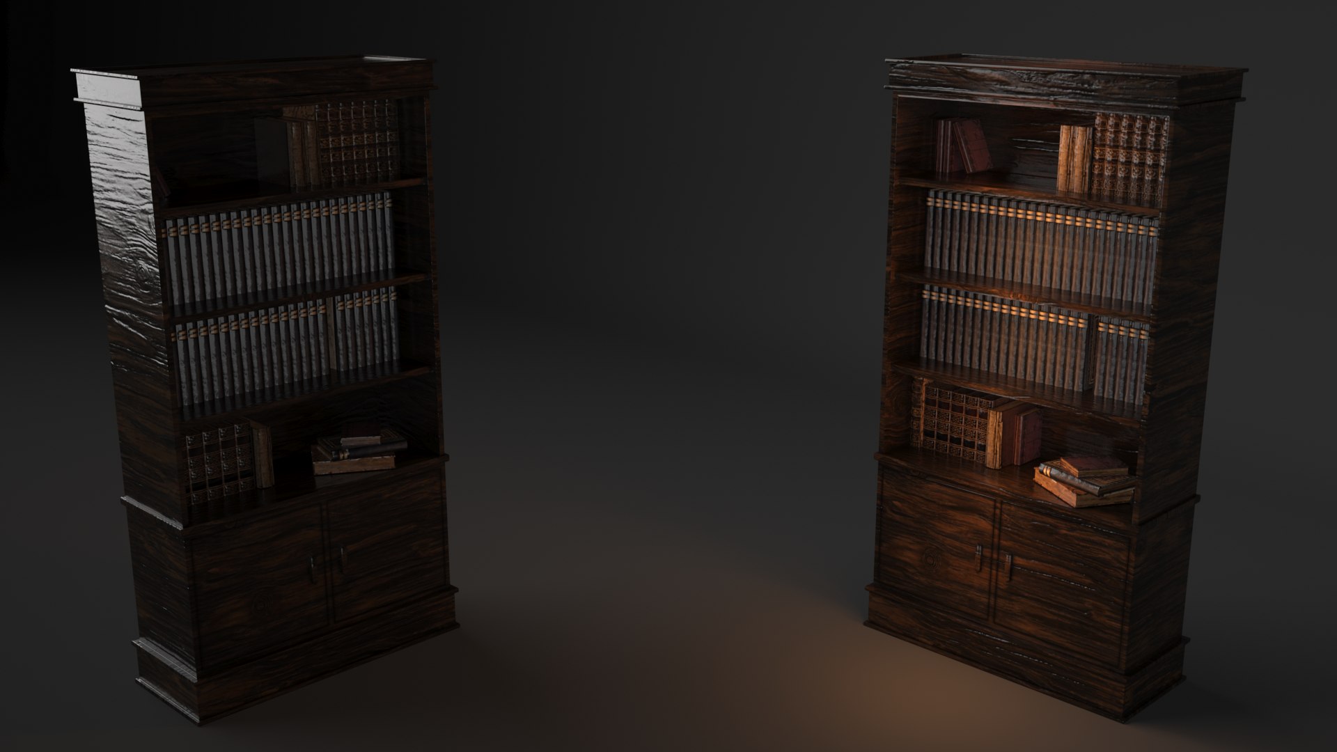 Bookcase 3D model - TurboSquid 1779951