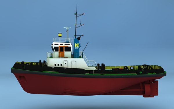3d model harbour tug smit ierland