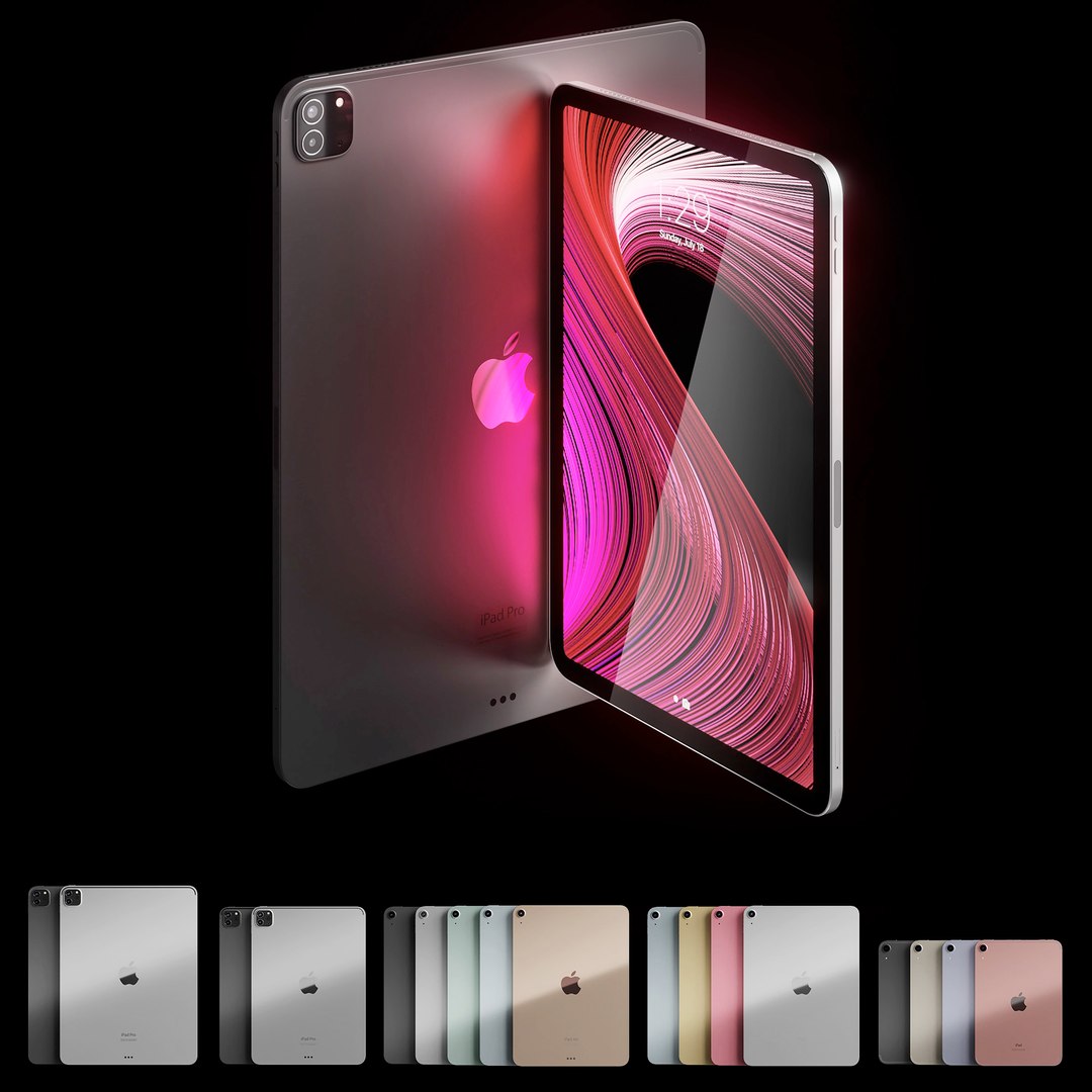 Apple IPad Collection 2022 Model - TurboSquid 1991411