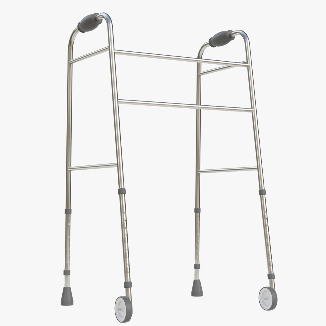 Front-wheeled walker model - TurboSquid 1396626