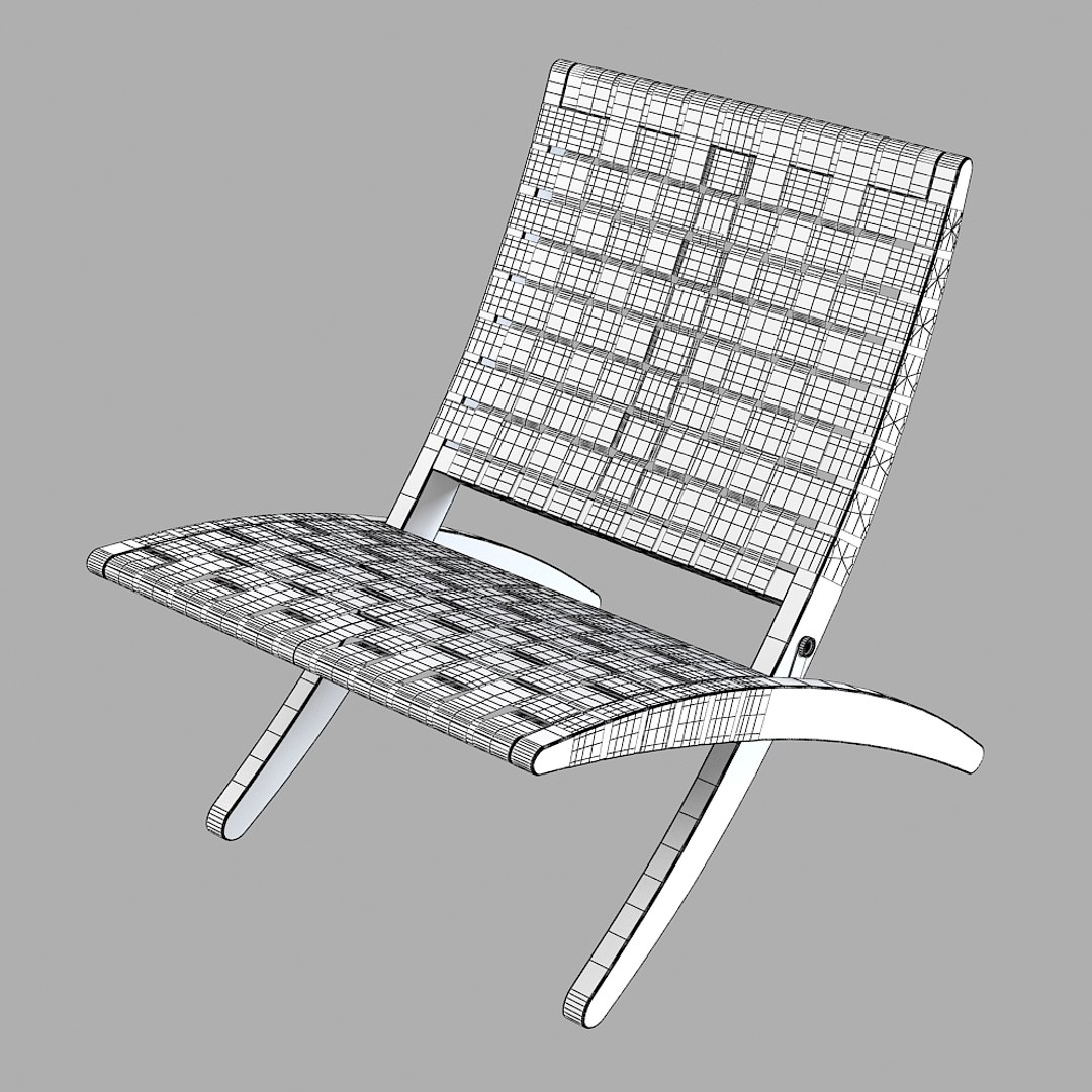 3d obj mg501 cuba lounge chair