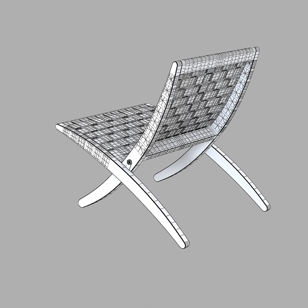 3d obj mg501 cuba lounge chair