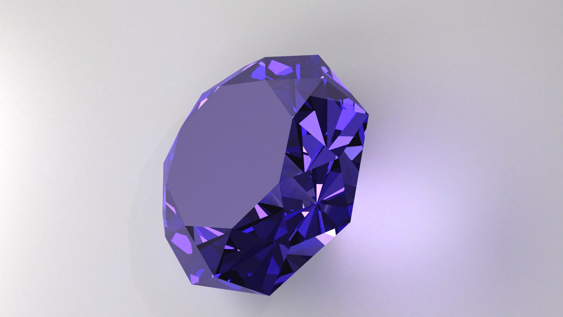 3D blue diamond - TurboSquid 1605369
