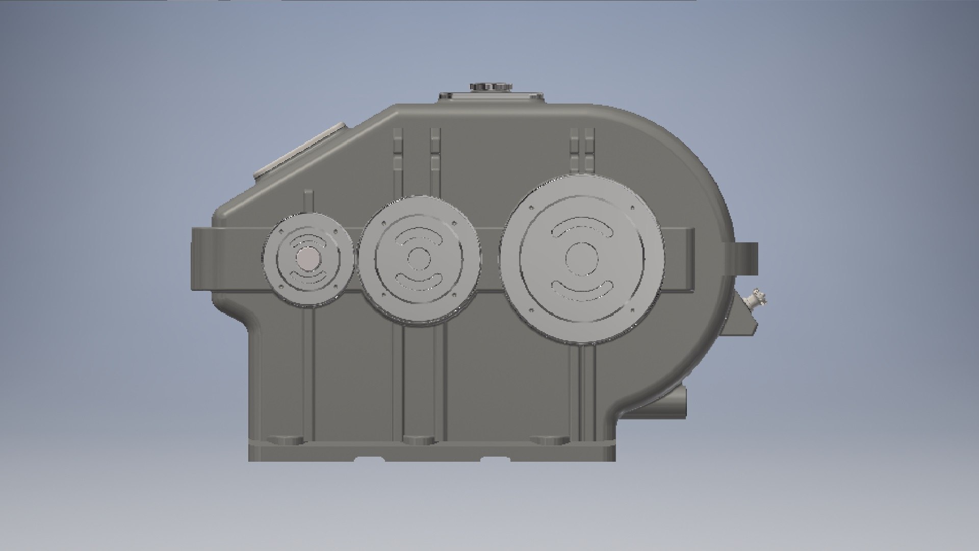 Double Speed Reducer Gearbox Assembly Model - TurboSquid 2098327
