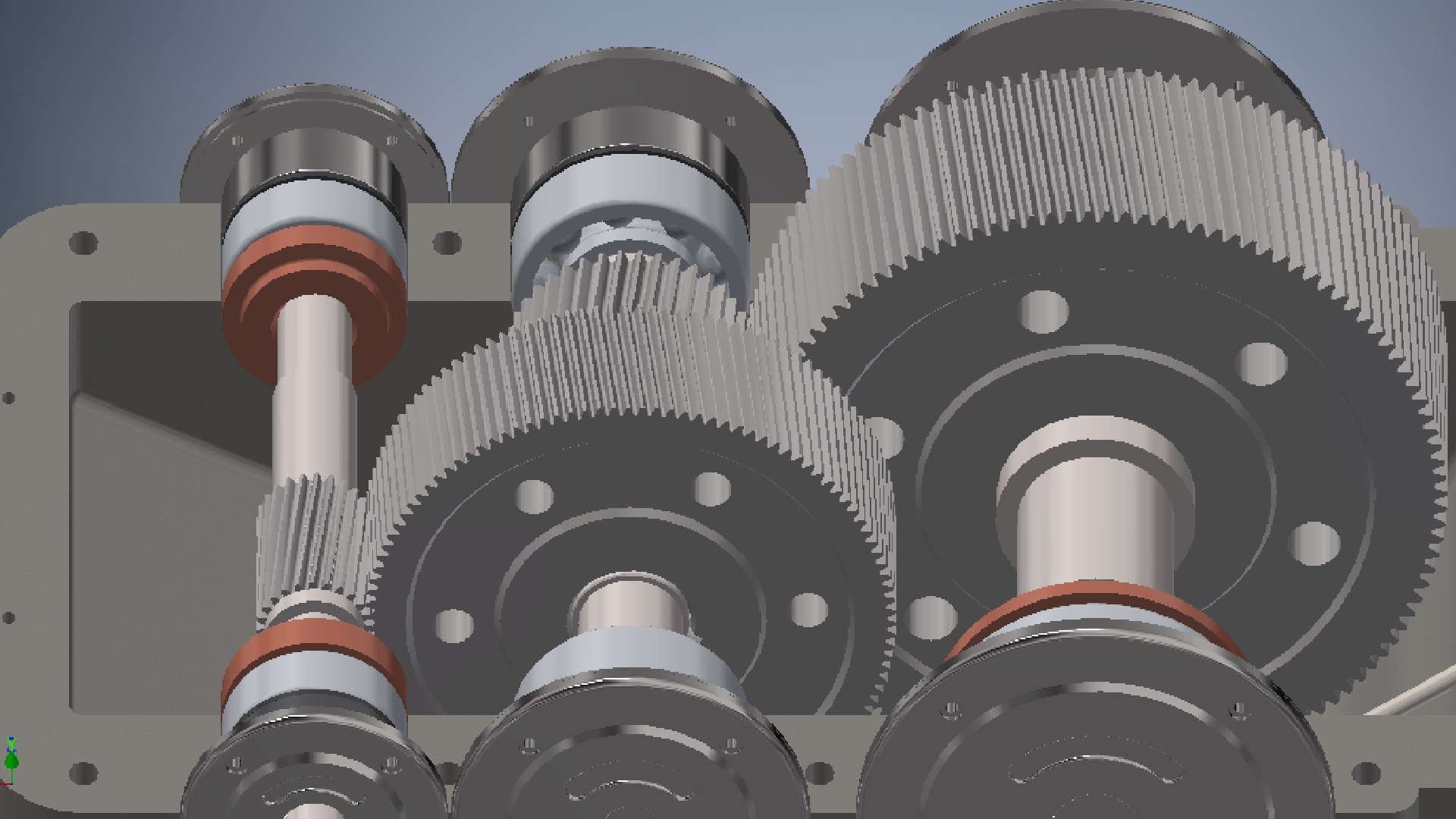 Double Speed Reducer Gearbox Assembly Model - TurboSquid 2098327