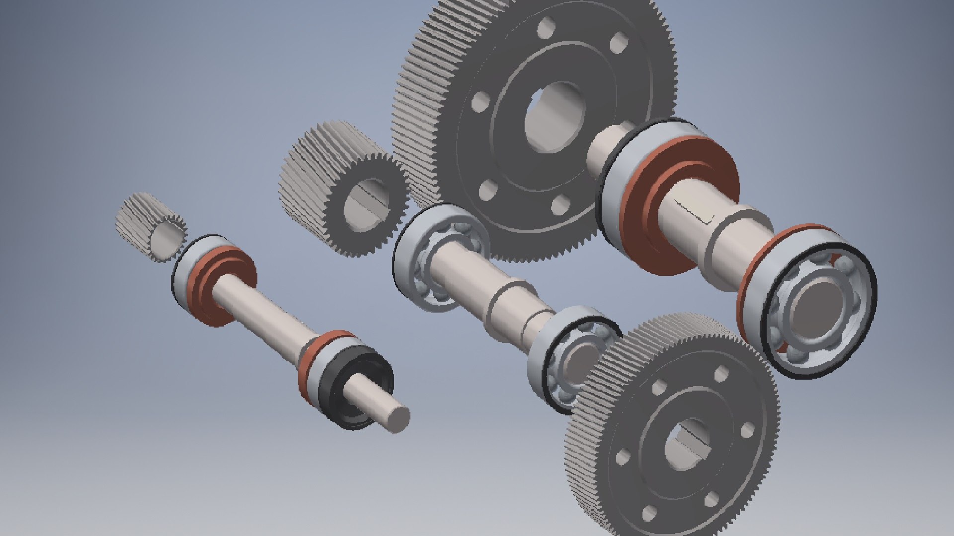 Double Speed Reducer Gearbox Assembly Model - TurboSquid 2098327