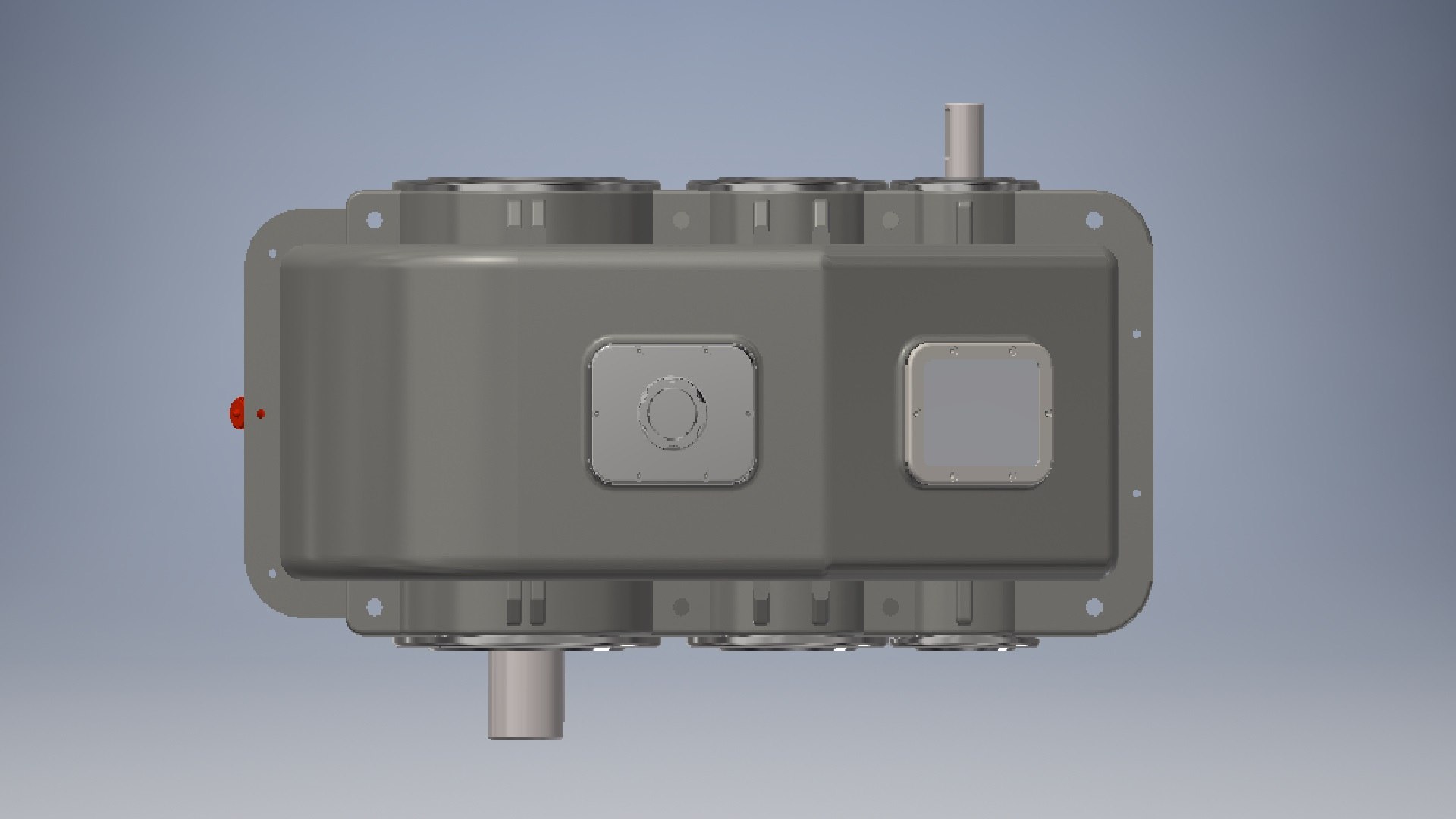 Double Speed Reducer Gearbox Assembly Model - TurboSquid 2098327