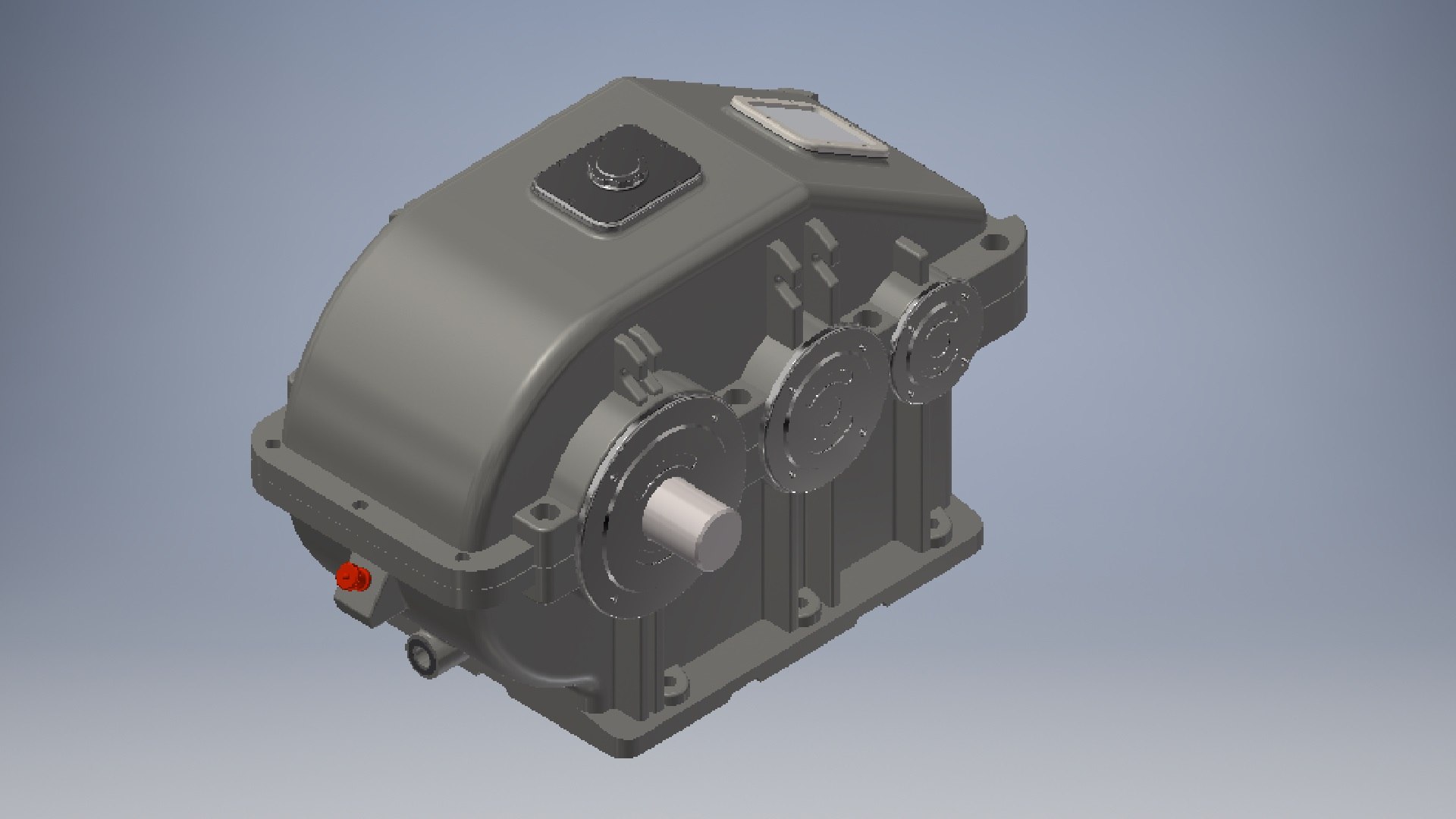 Double Speed Reducer Gearbox Assembly Model - TurboSquid 2098327