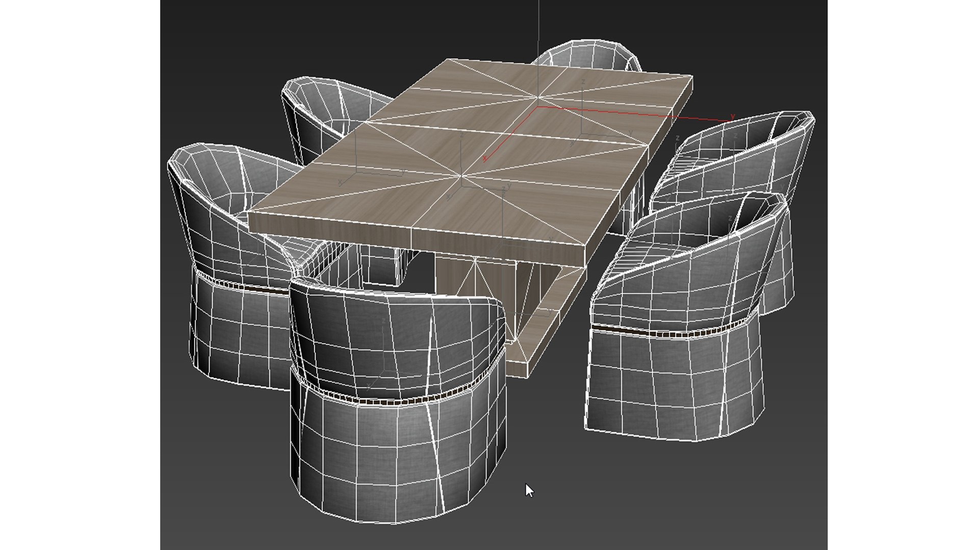 Caracole Horizon Table Dune Chair Model - TurboSquid 2073927