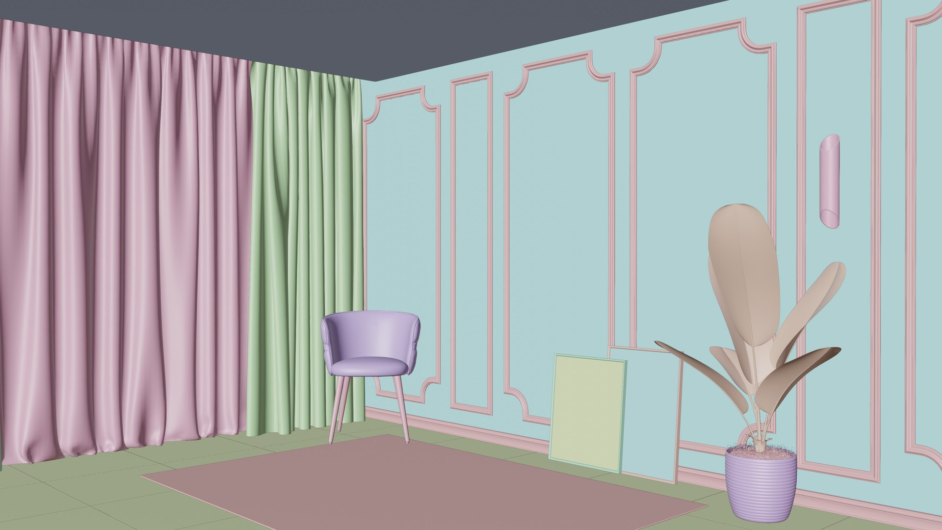 3D Luxory Mega Interior Molding Assets Set 1 - TurboSquid 2127121