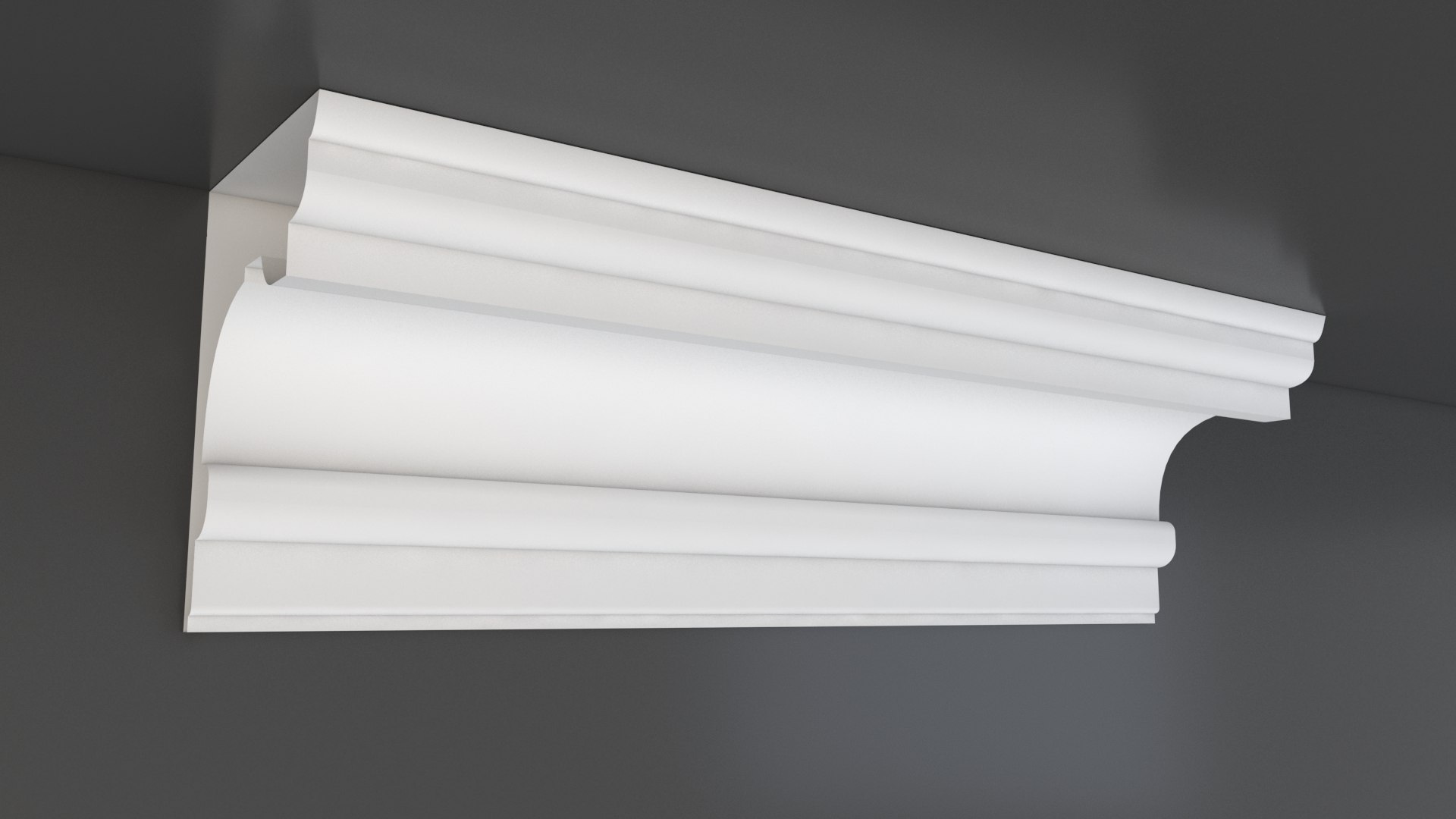 Cornice 142 Straight 3D - TurboSquid 2027345