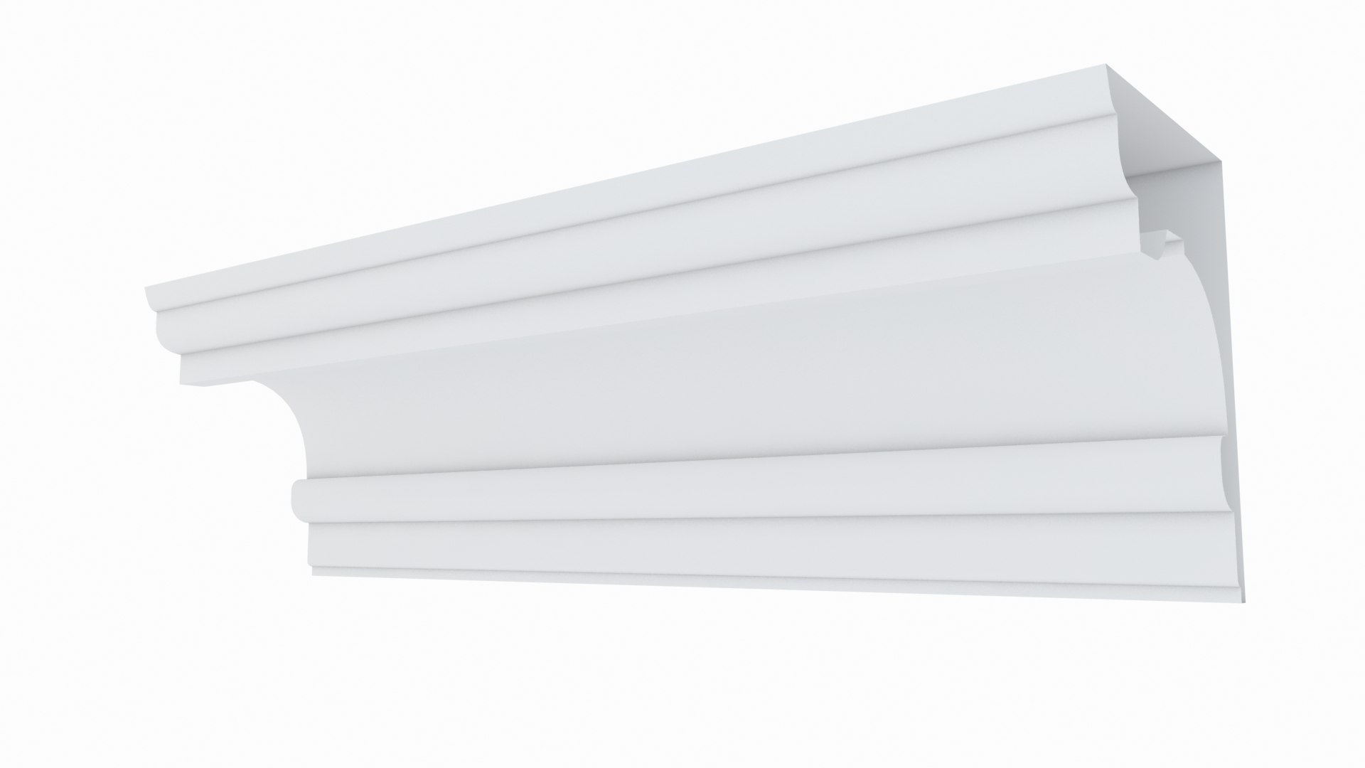 Cornice 142 Straight 3D - TurboSquid 2027345